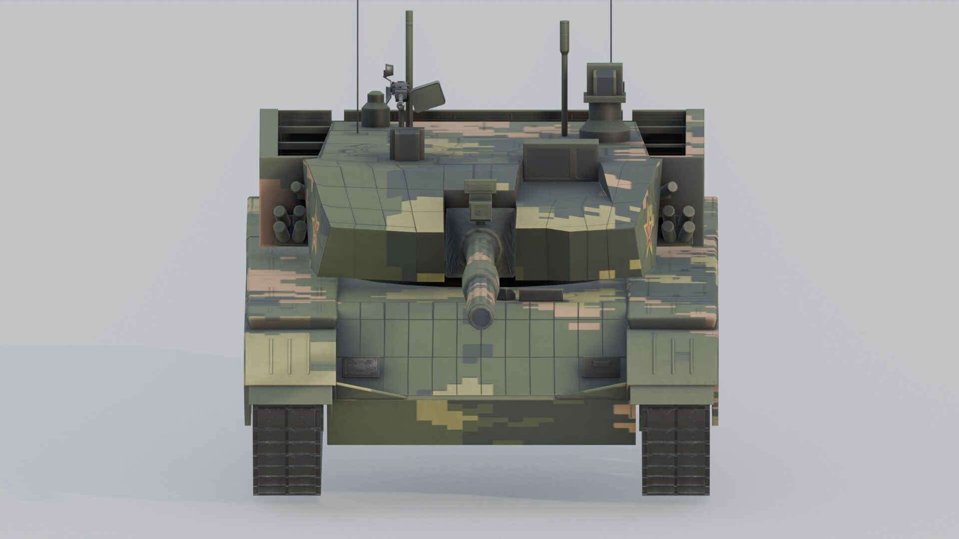 3D model Type 99A Chinese Main Battle Tank VR / AR / low-poly | CGTrader