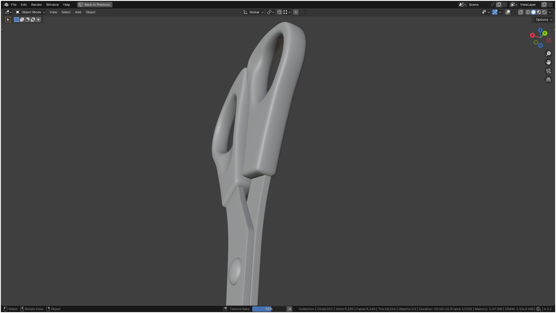 IKEA MANOGA Scissors 3D model | CGTrader