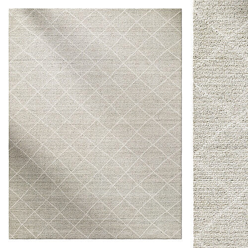 Reina Diamond Wool Rug by The world of RH 3D model | CGTrader