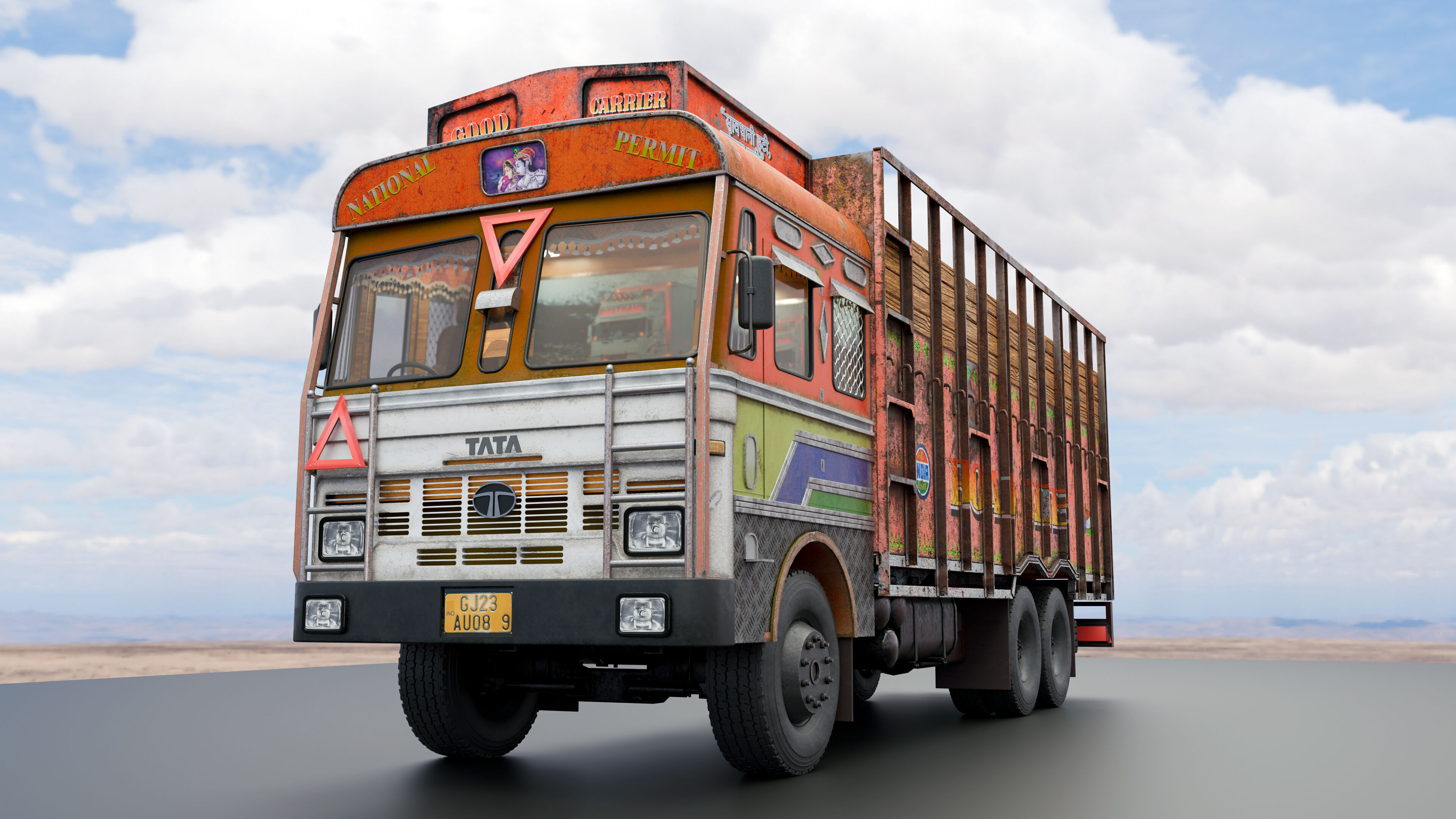Tata Truck 3D model | CGTrader