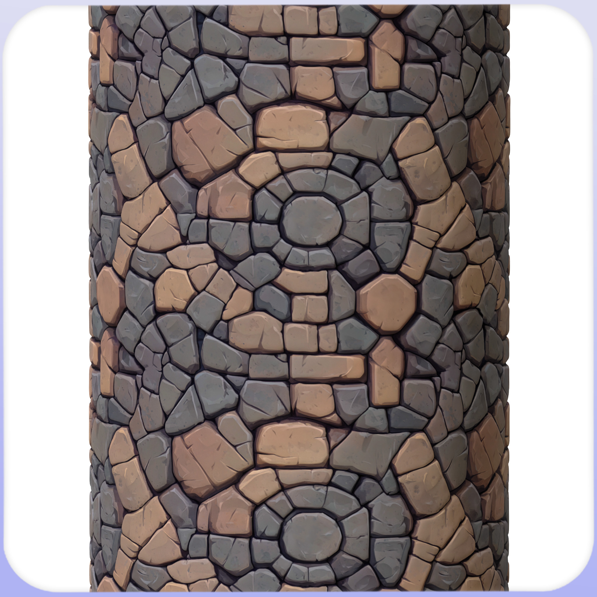 Stylized Stone Floor Seamless Texture Texture | CGTrader