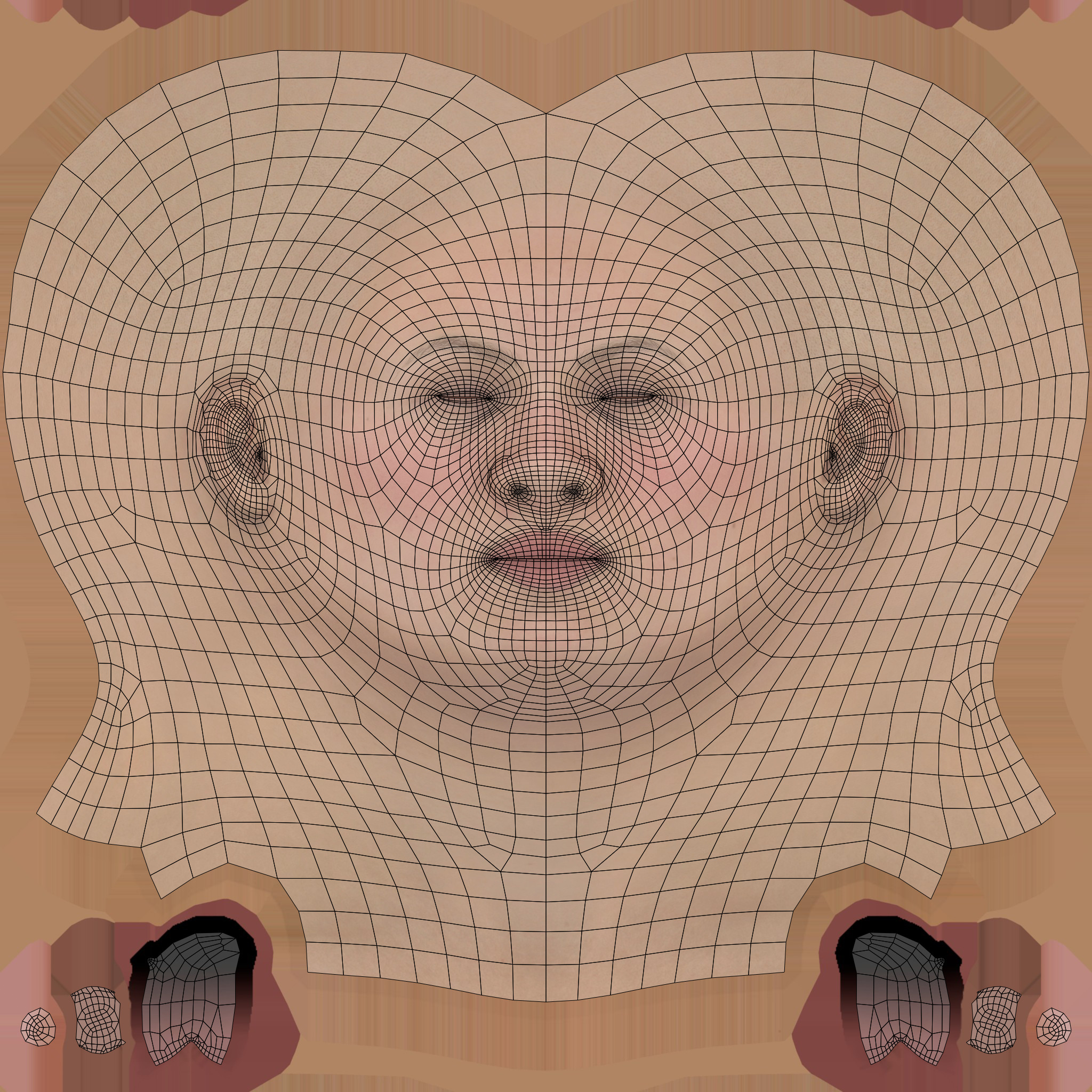 Riya-Realistic girl free VR / AR / low-poly 3D model rigged | CGTrader