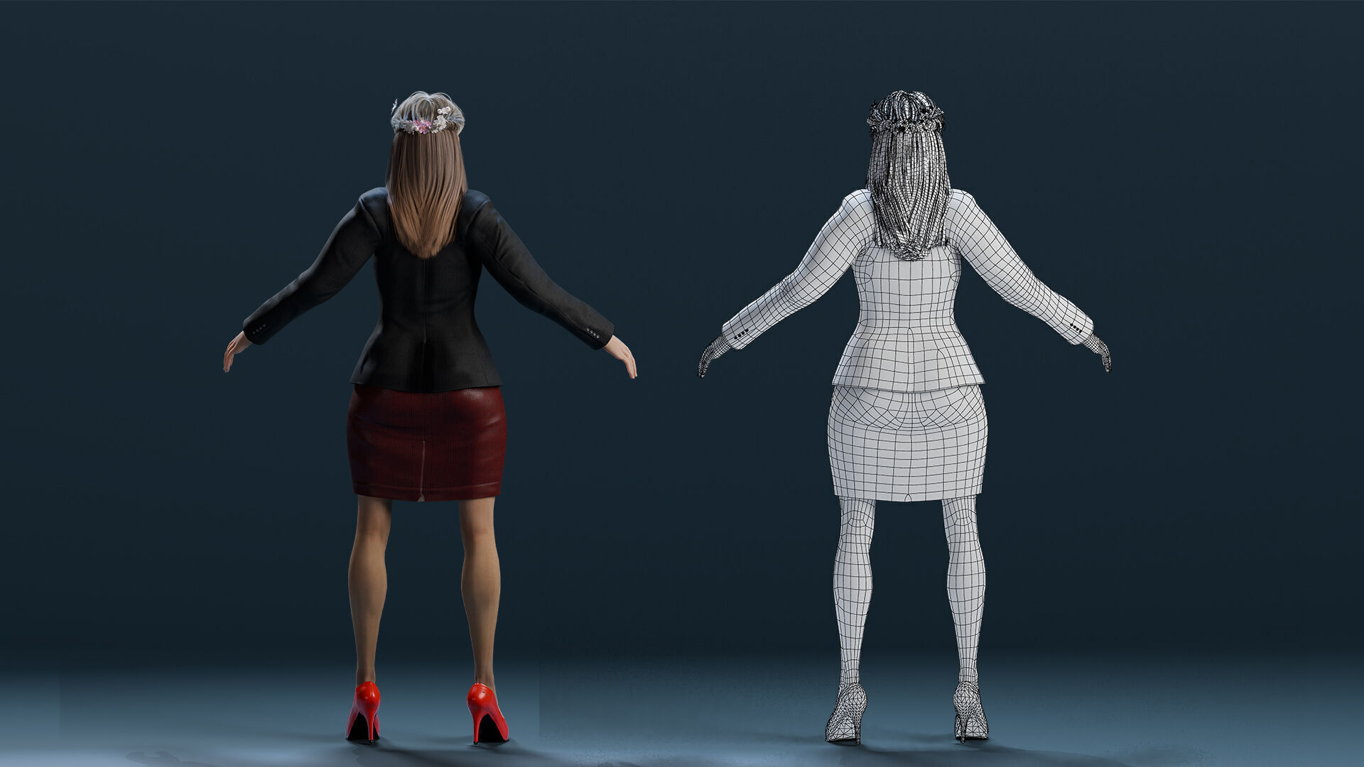 Riya-Realistic girl free VR / AR / low-poly 3D model rigged | CGTrader