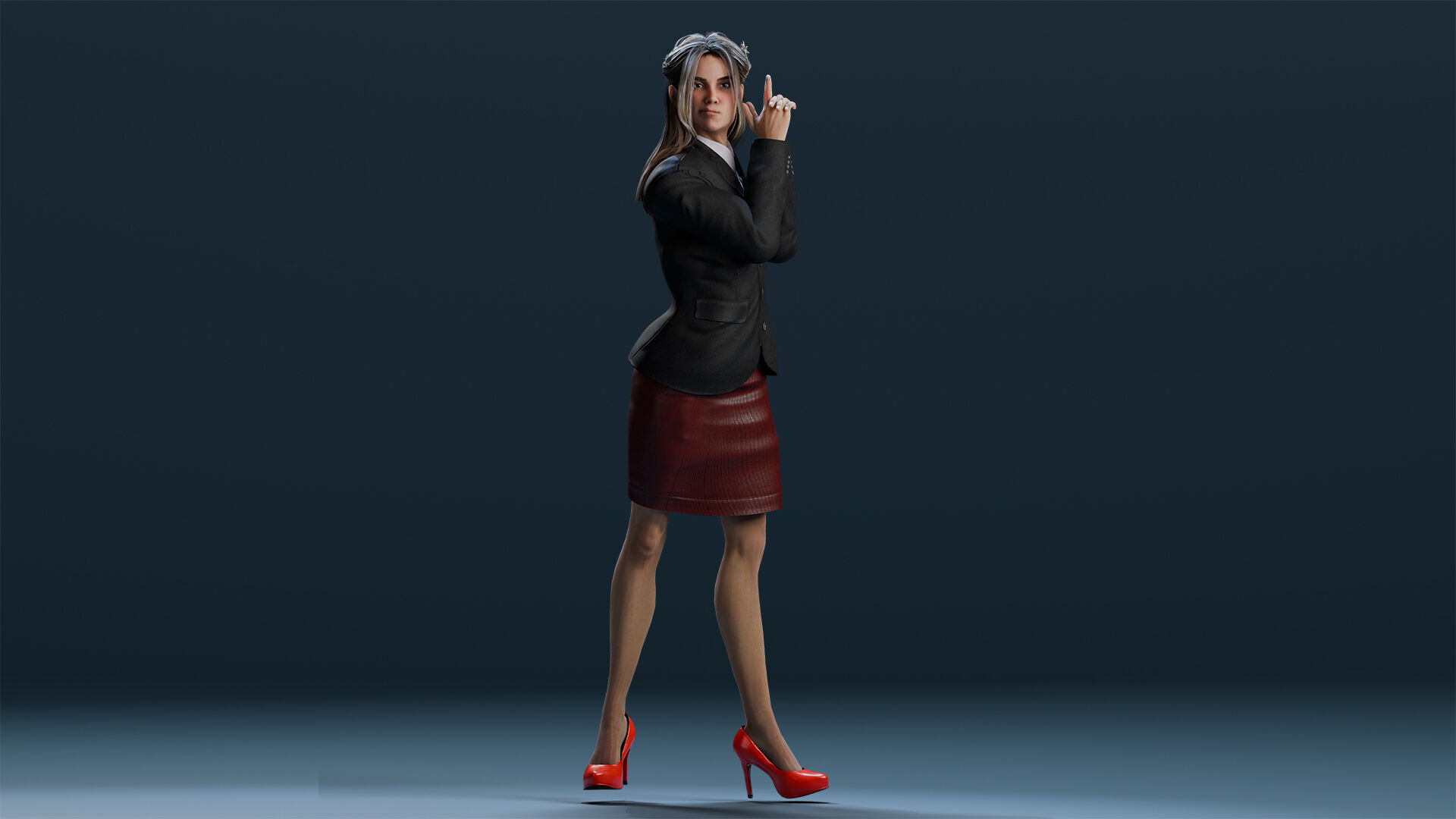 Riya-Realistic girl free VR / AR / low-poly 3D model rigged | CGTrader