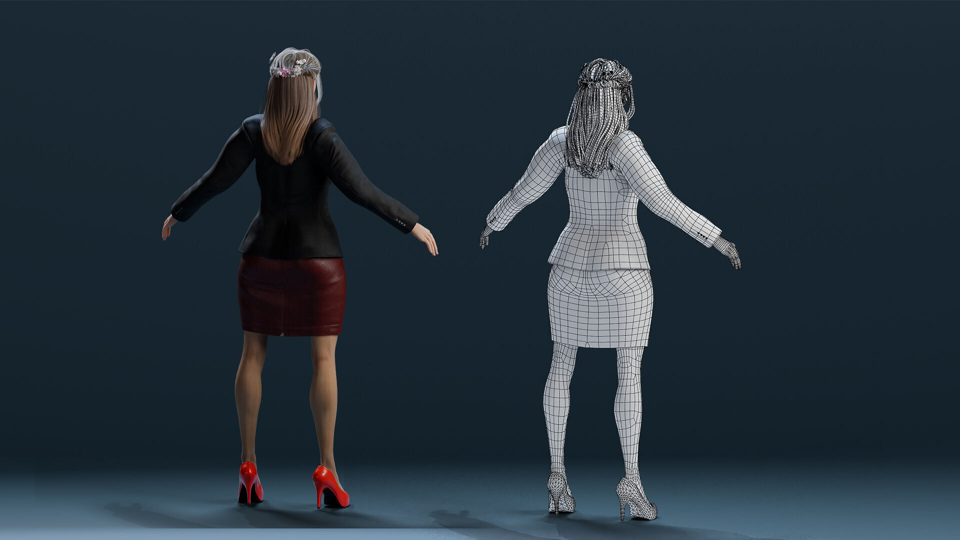 Riya-Realistic girl free VR / AR / low-poly 3D model rigged | CGTrader