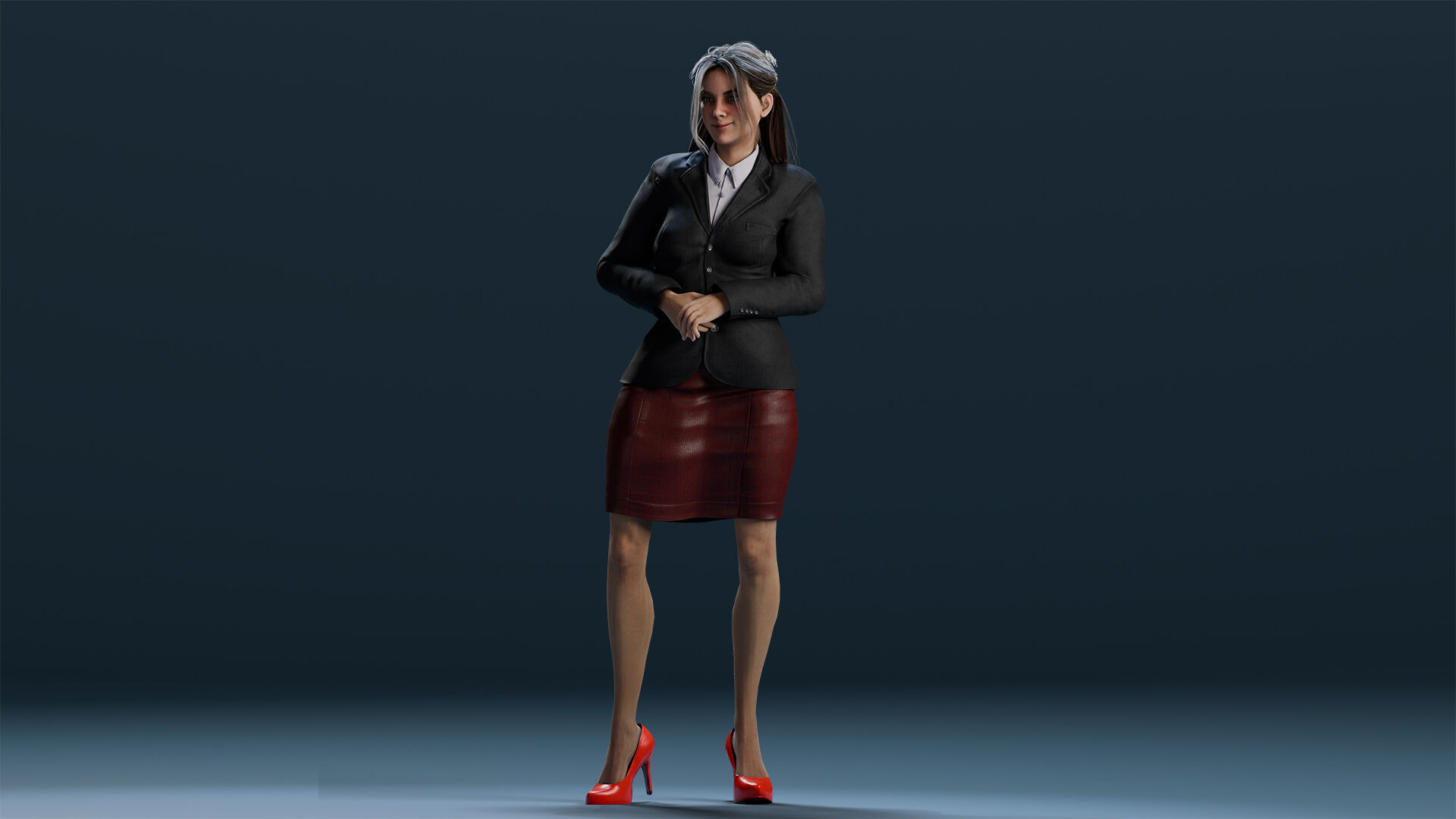 Riya-Realistic girl free VR / AR / low-poly 3D model rigged | CGTrader