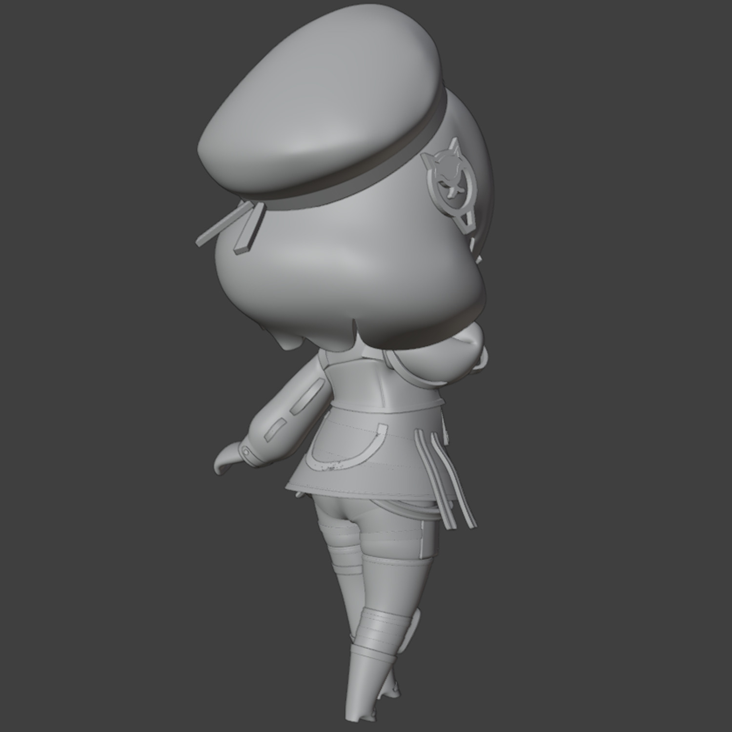 Anis Chibi figure - Nikke 3D print model 3D model 3D printable | CGTrader