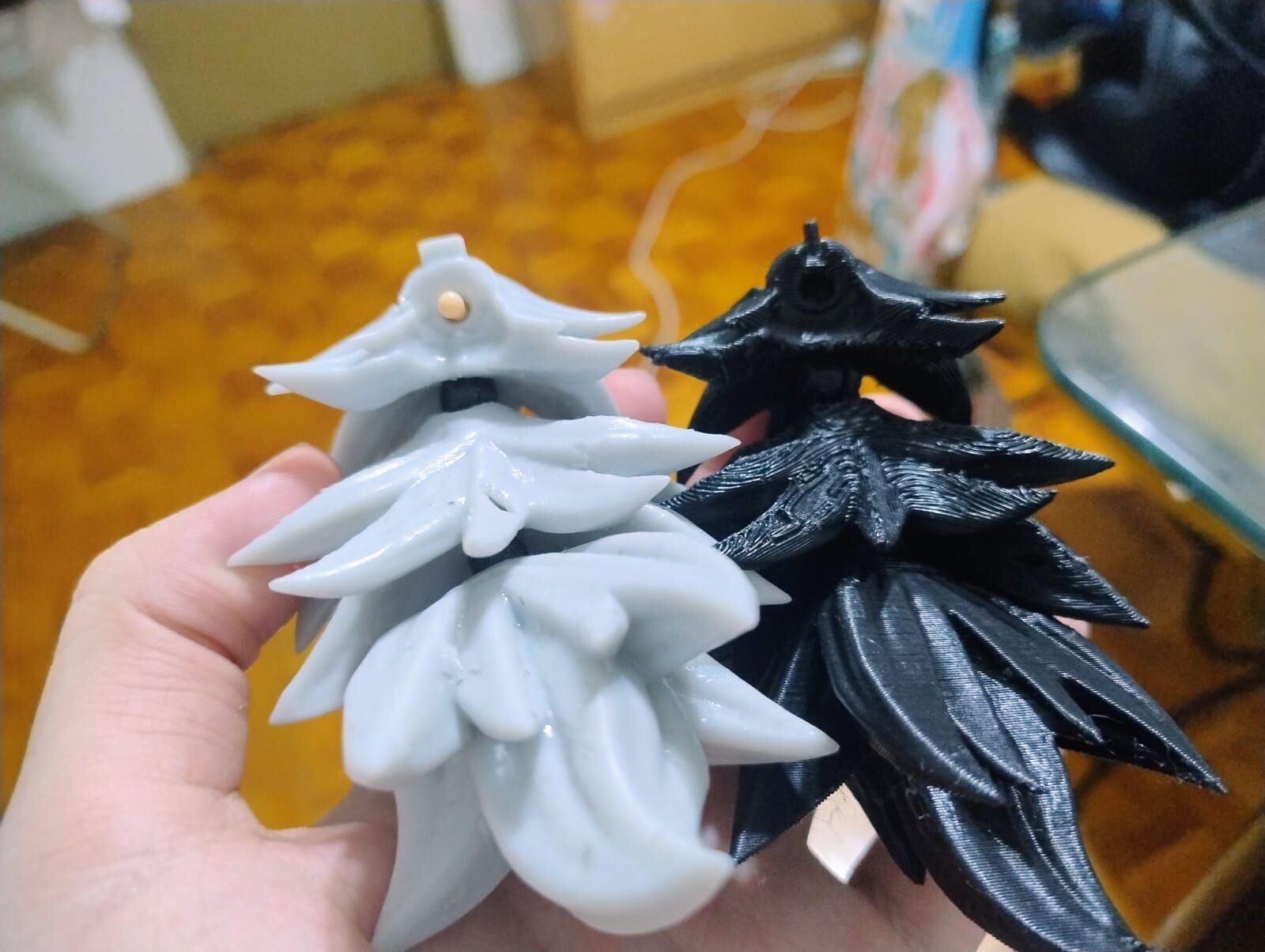 Sh figuarts Goku SSJ3 Head with hair articulated 3D model 3D printable ...