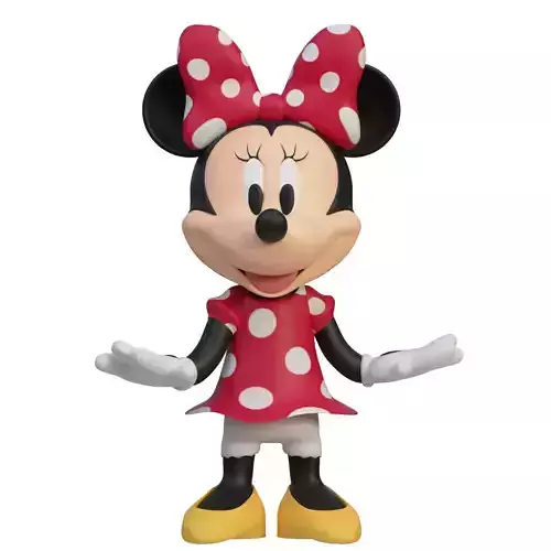 Minnie Mouse free 3D model 3D printable | CGTrader
