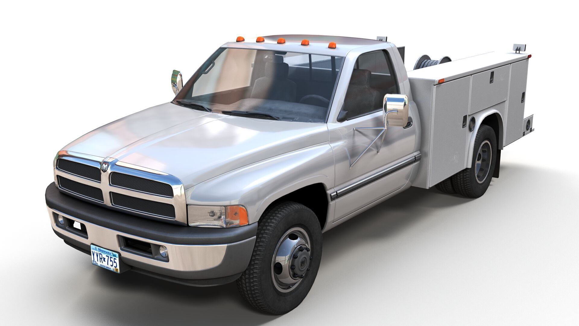 3D model Dodge Ram 1995 Service Truck VR / AR / low-poly | CGTrader