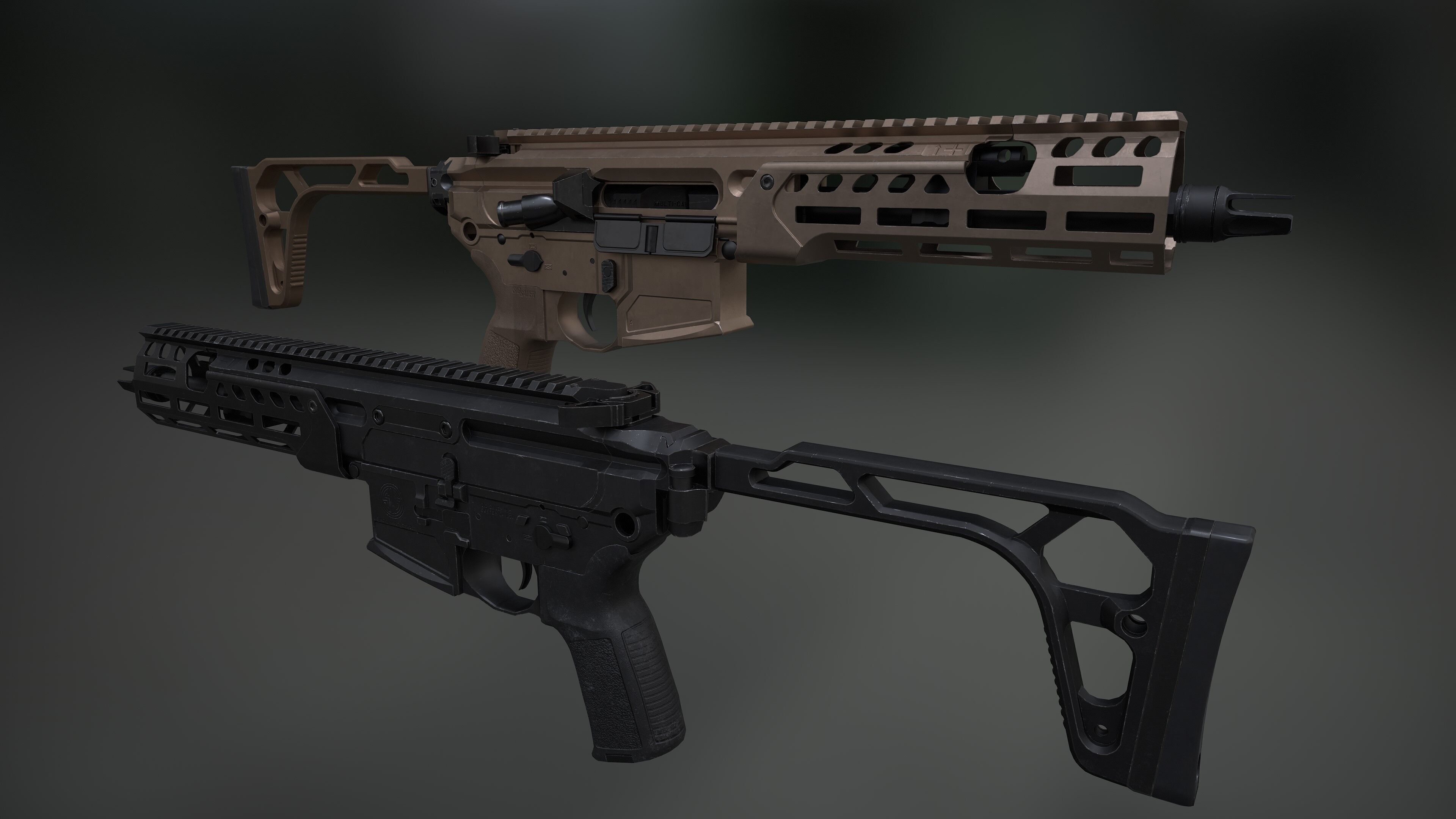 3D model SIG SAUER MCX Spear LT VR / AR / low-poly | CGTrader