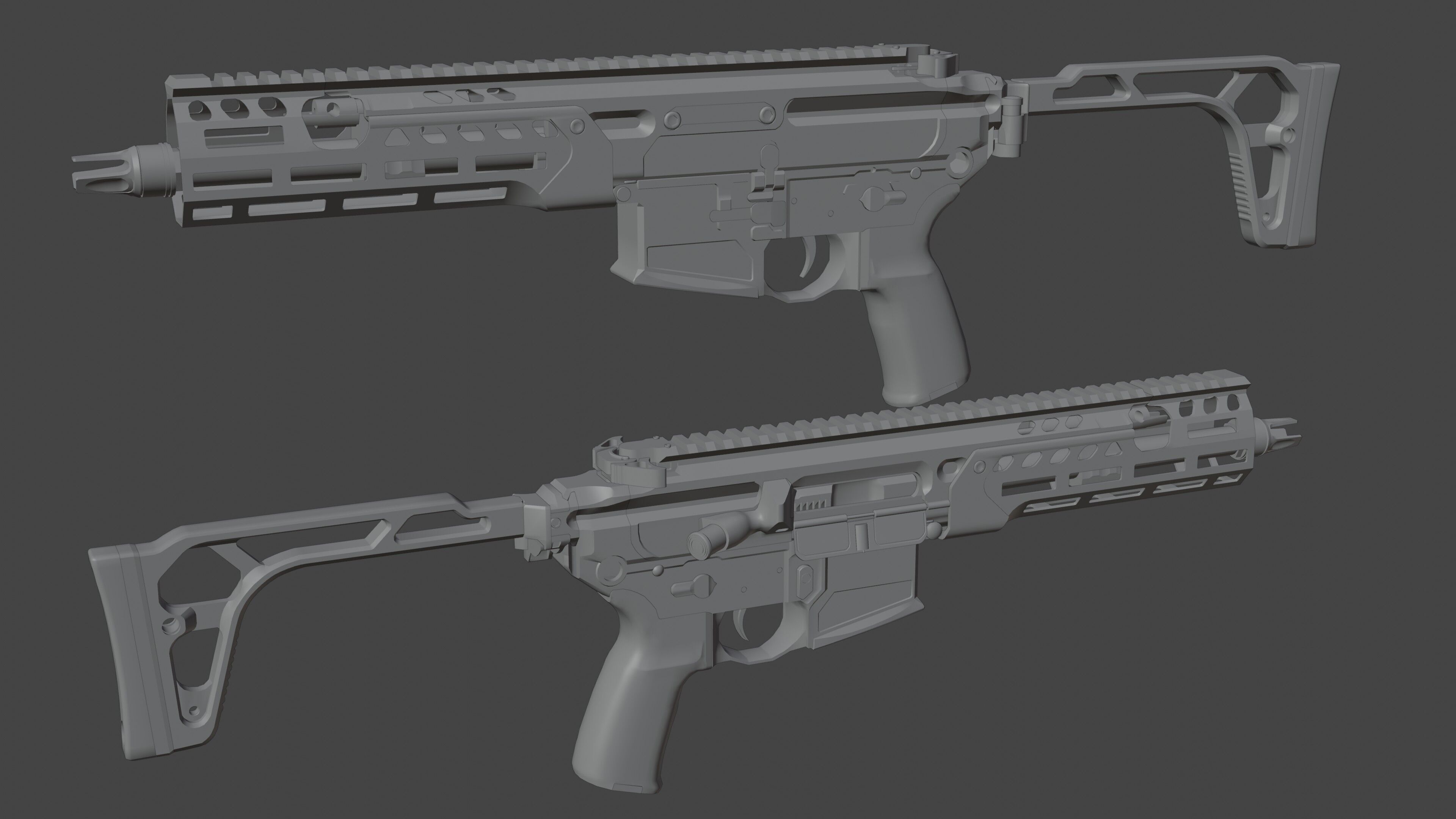 3D model SIG SAUER MCX Spear LT VR / AR / low-poly | CGTrader