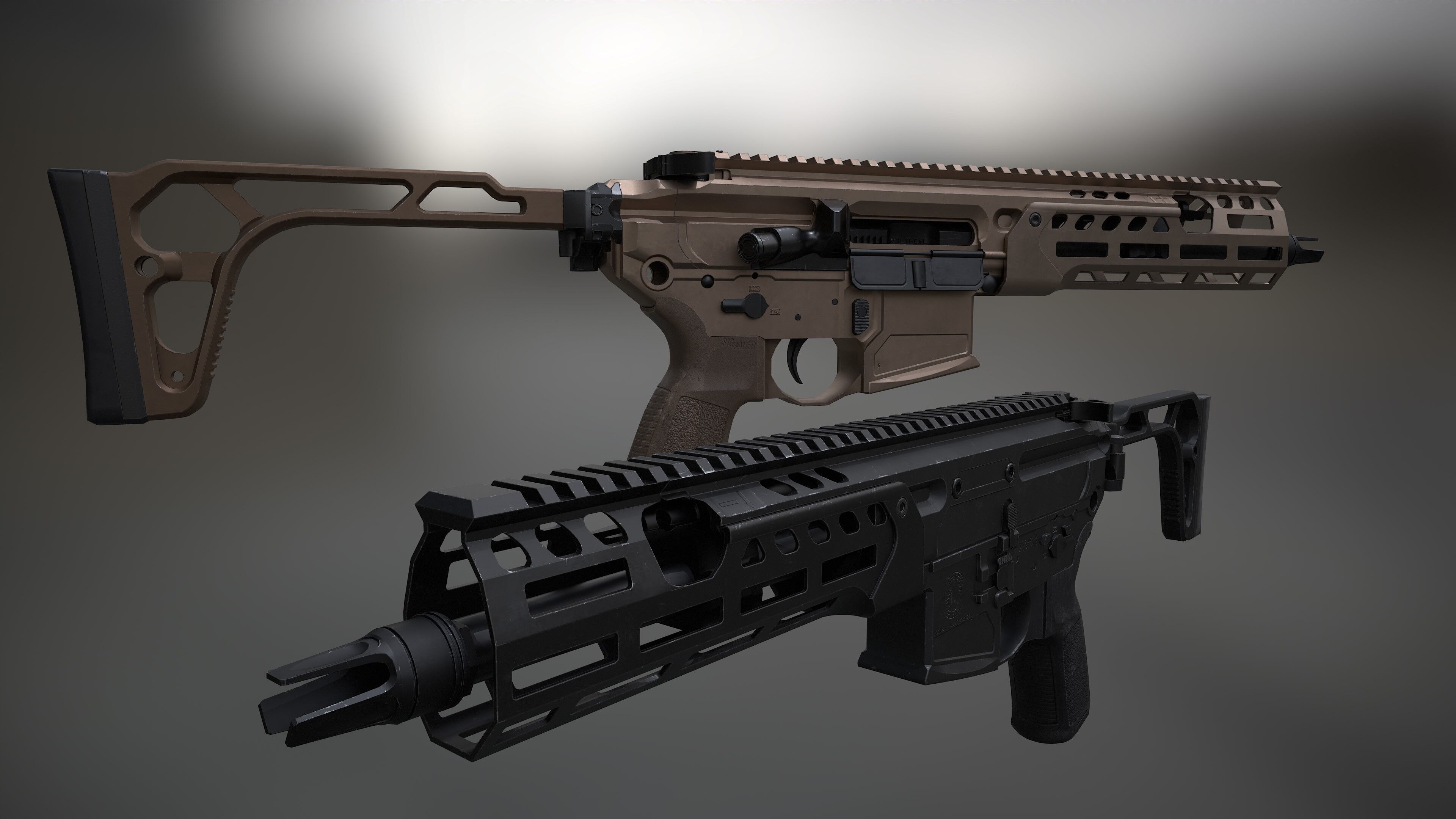 3D model SIG SAUER MCX Spear LT VR / AR / low-poly | CGTrader