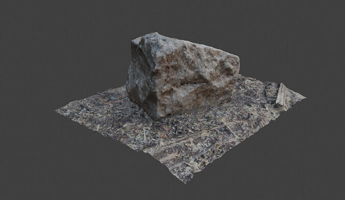 3D Scan Stone Model Free With Multiple LODs free 3D model | CGTrader