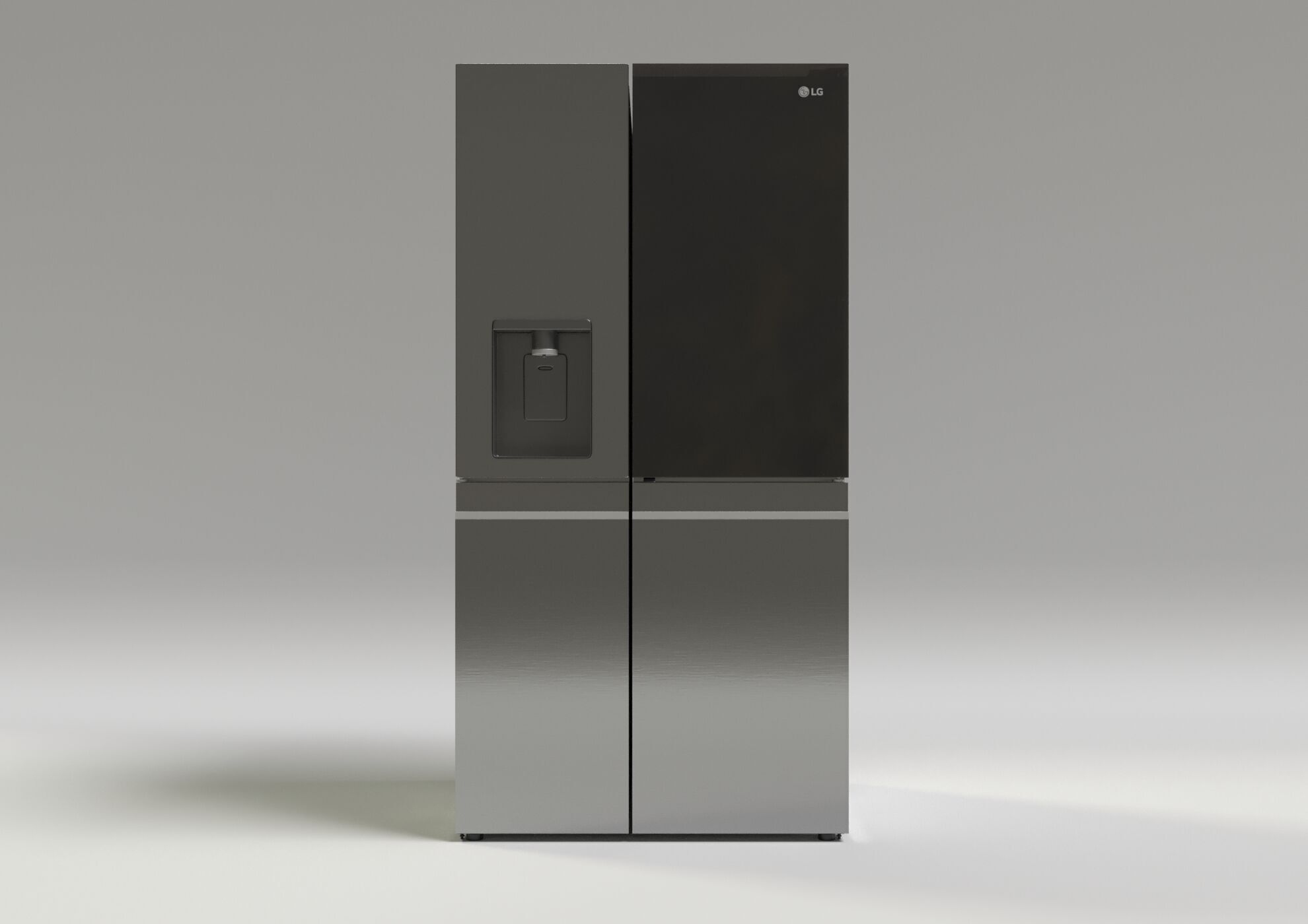 Simple LG Fridge free 3D model | CGTrader