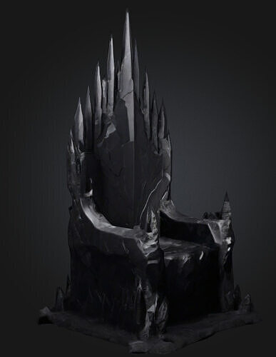 The Shadowspire Seat free VR / AR / low-poly 3D model | CGTrader