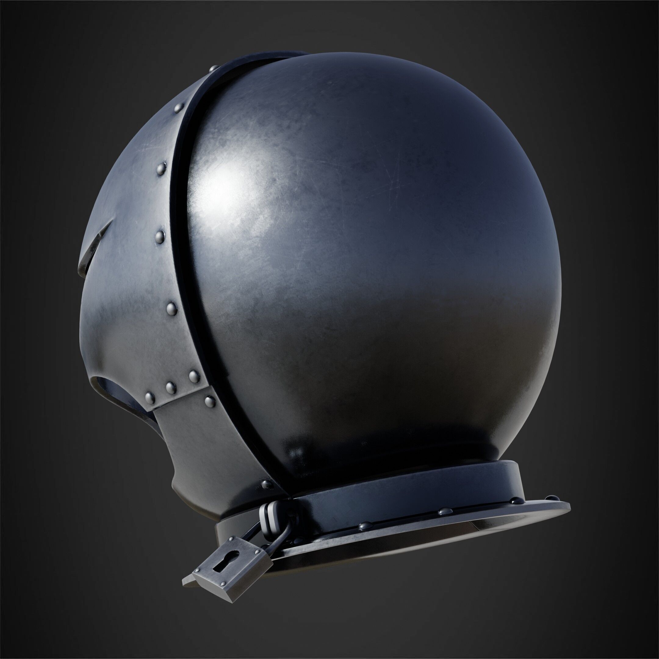 Berserk Griffith Prisoner Helmet for Cosplay 3D model 3D printable ...