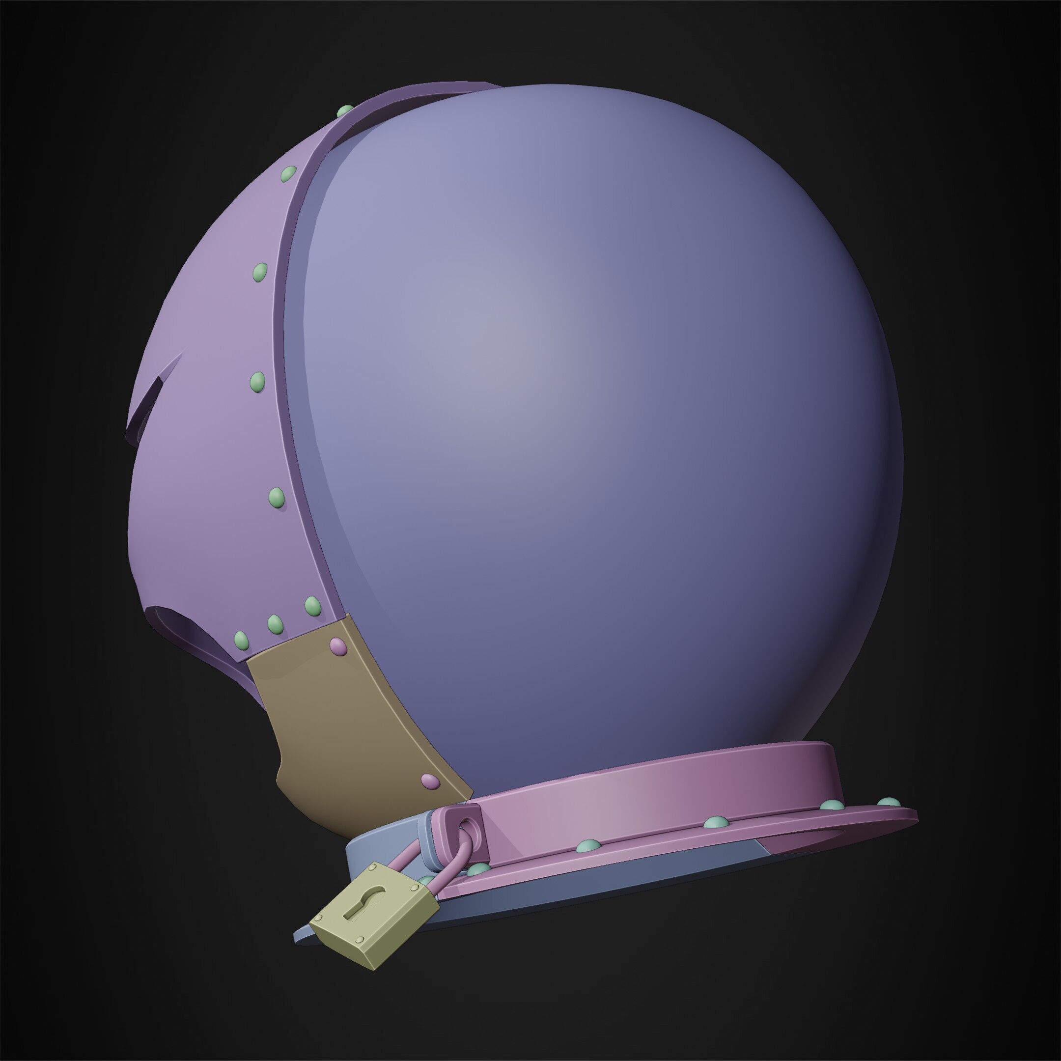 Berserk Griffith Prisoner Helmet for Cosplay 3D model 3D printable ...