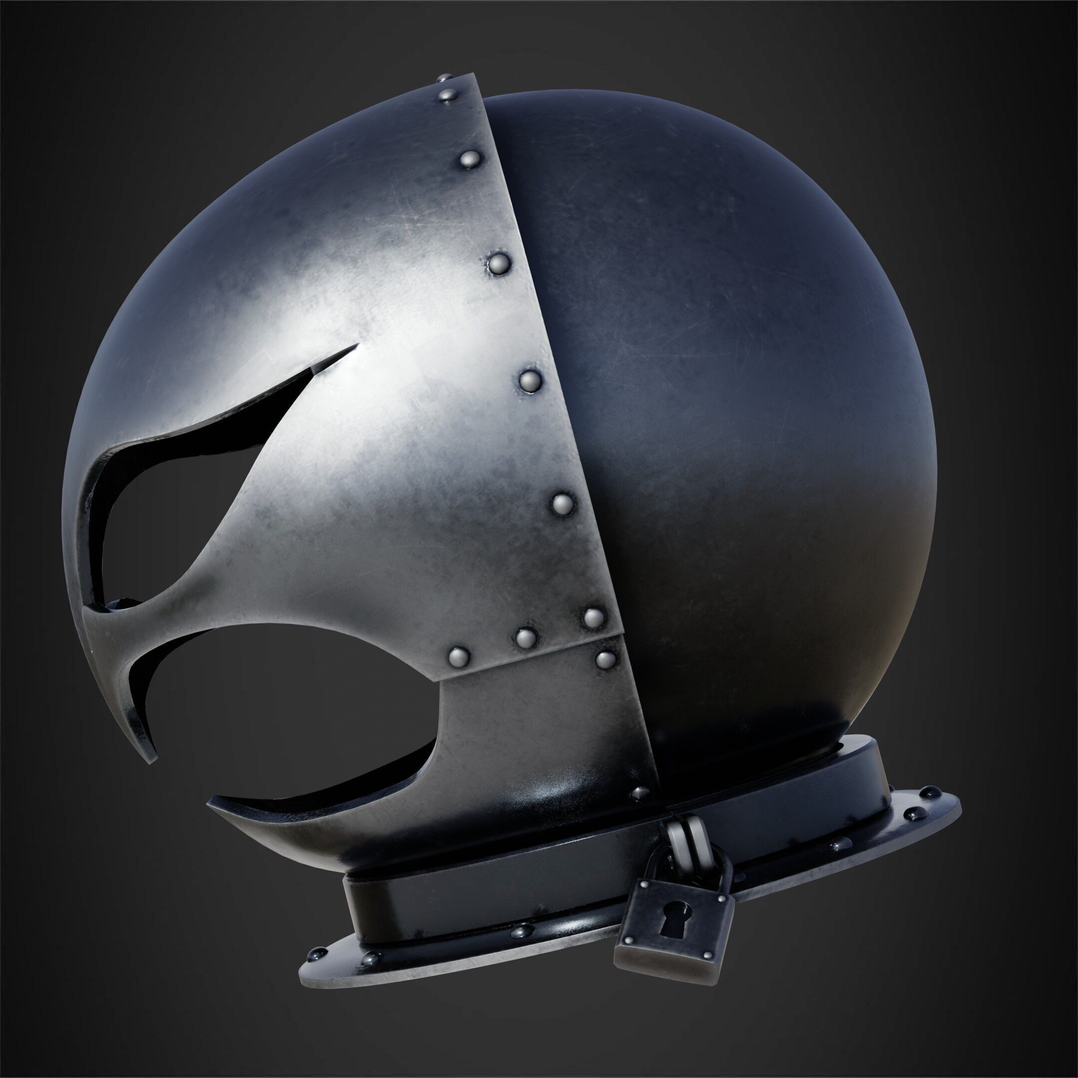 Berserk Griffith Prisoner Helmet for Cosplay 3D model 3D printable ...
