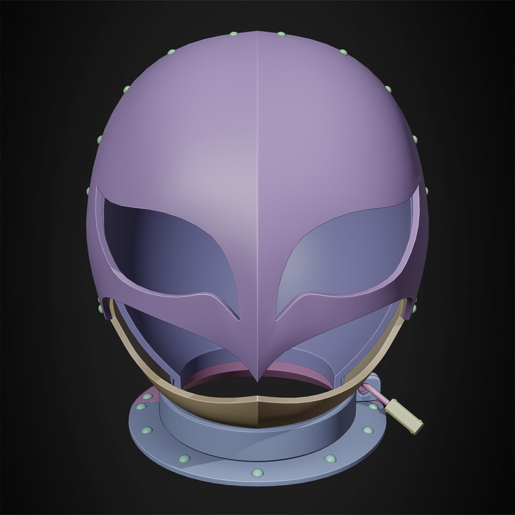 Berserk Griffith Prisoner Helmet for Cosplay 3D model 3D printable ...