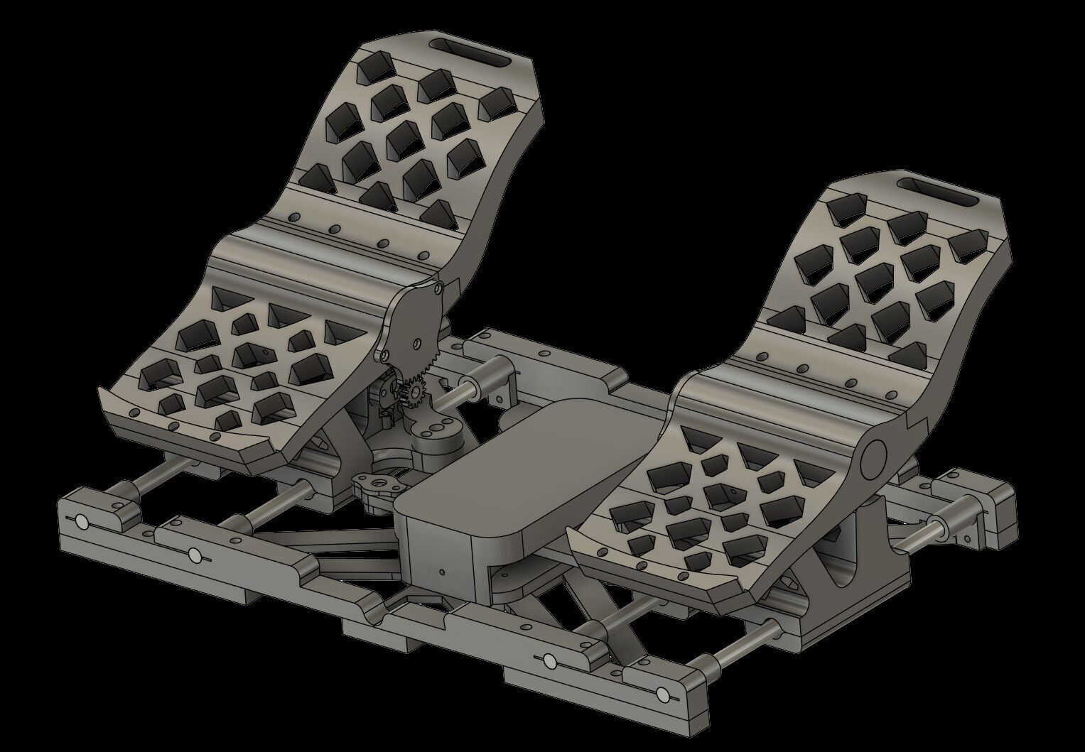 Rudder Pedals DIY 3D Printed Guide MSFS 2020 MSFS2024 XPlane 3D model ...