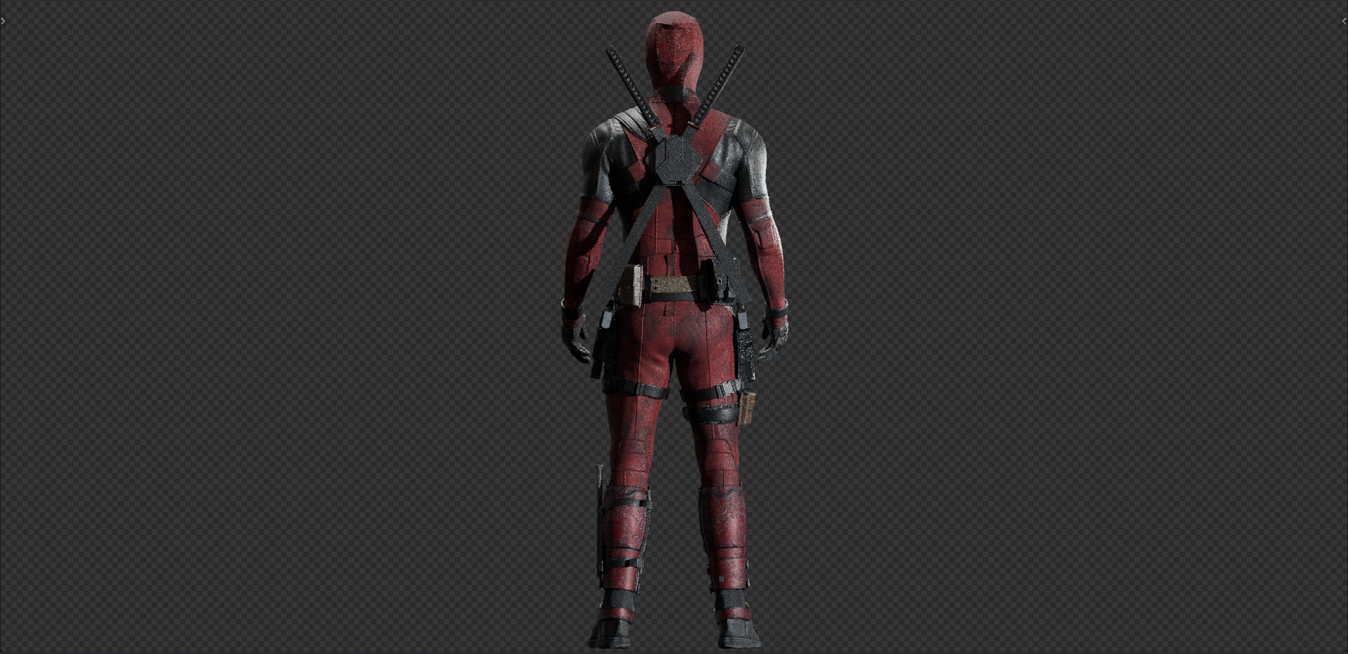 Deadpool from Deadpool 2 3D model rigged | CGTrader