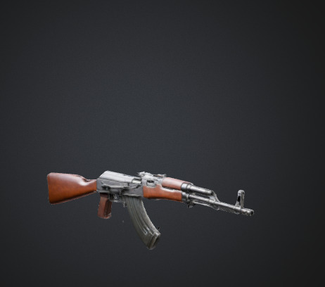 Realistic 3D Model of AK-47 Assault Rifle - Detailed 3D model | CGTrader