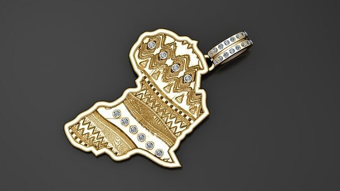 CUSTOM HIP HOP PENDANT 3D PRINTABLE MODEL 3D model 3D printable | CGTrader