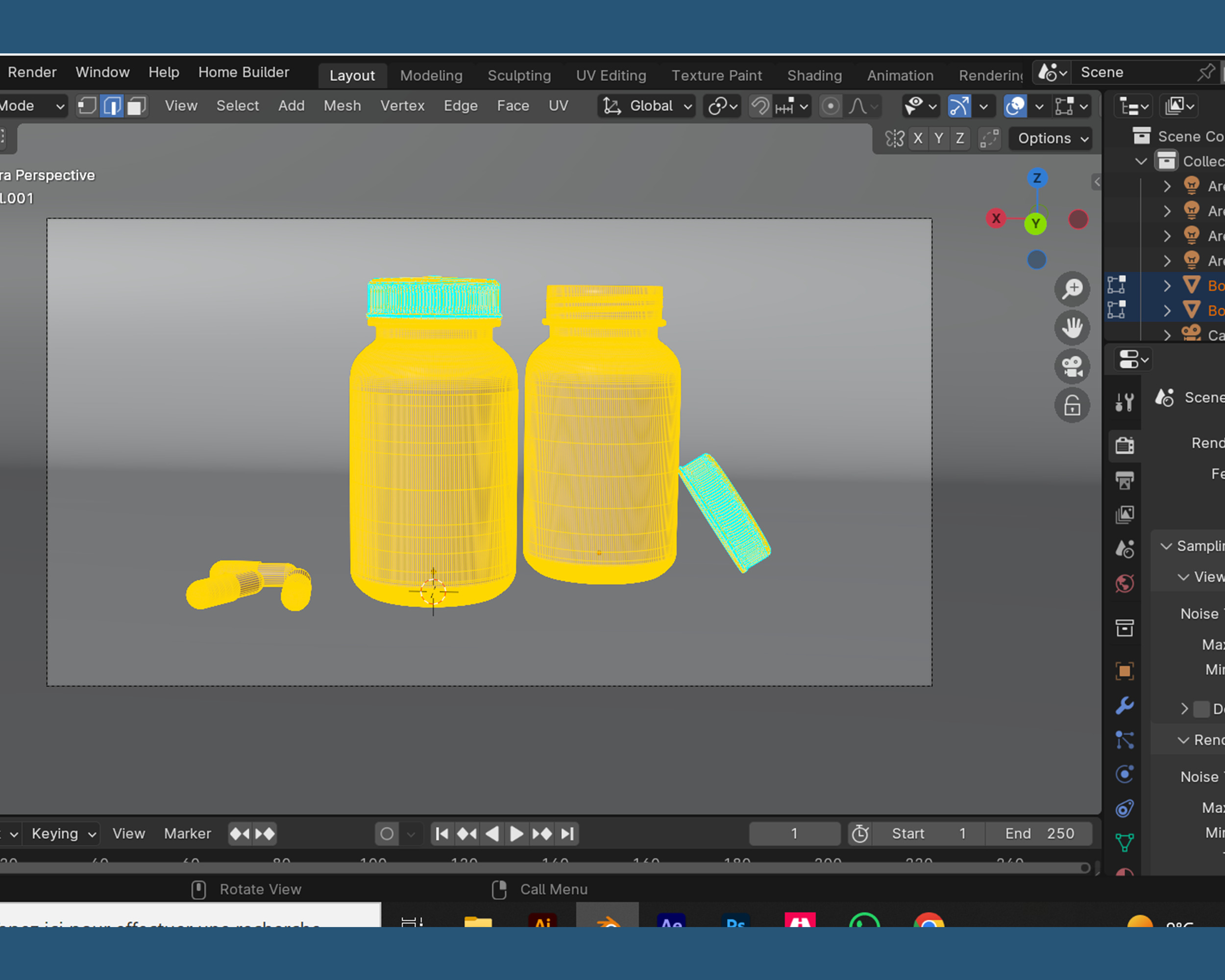Vitamin Supplement Bottle 3D model 3D model | CGTrader