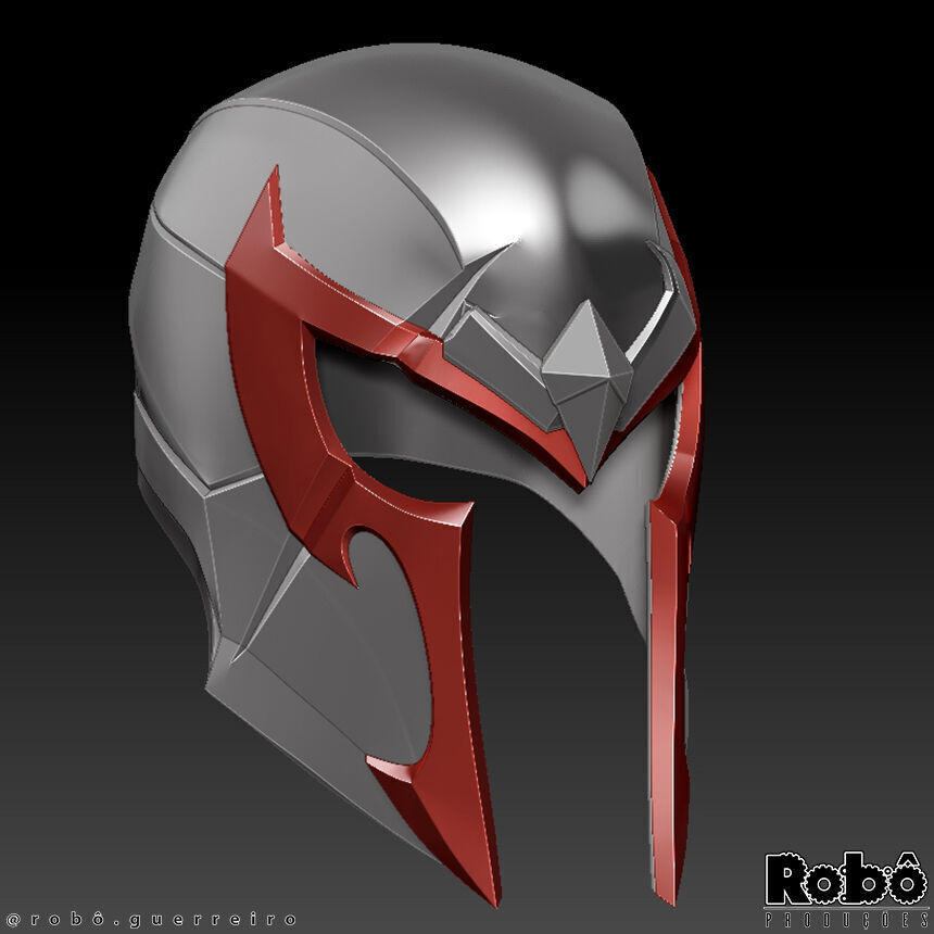 Marvel Rivals Magneto Vanguard Helmet 3D model 3D printable | CGTrader