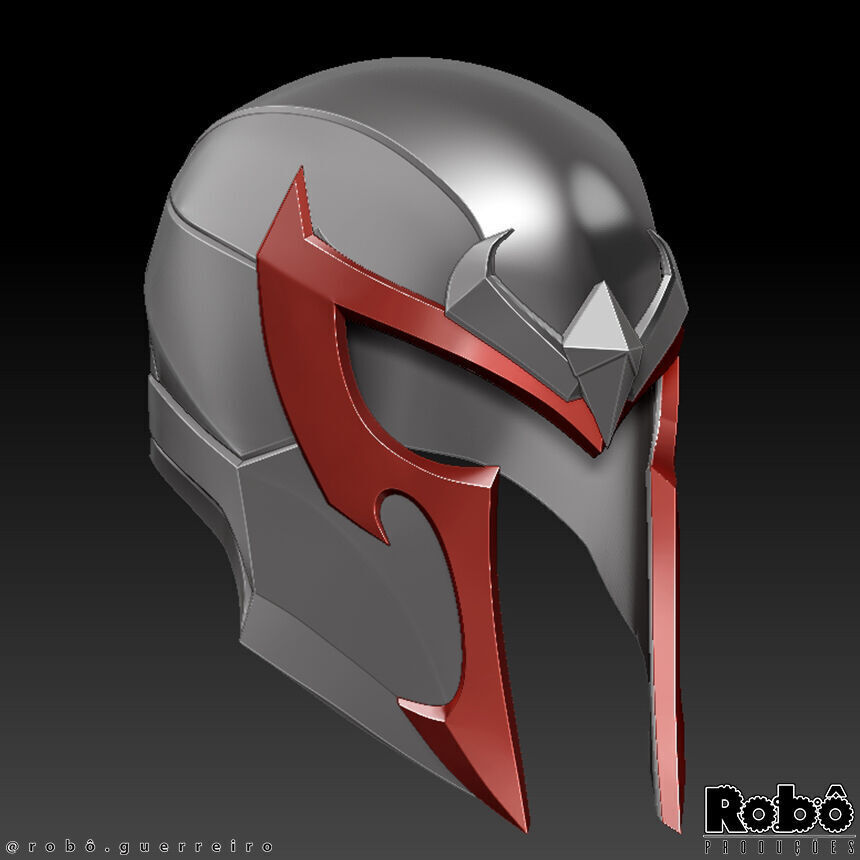 Marvel Rivals Magneto Vanguard Helmet 3D model 3D printable | CGTrader