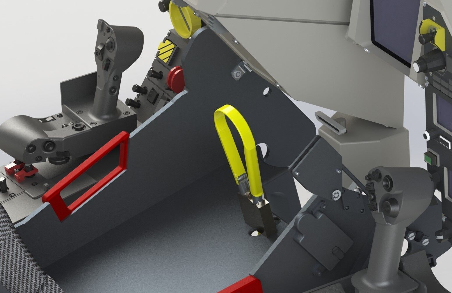 Dassault Rafale complete cockpit Mk16F seat 3D model 3D printable ...