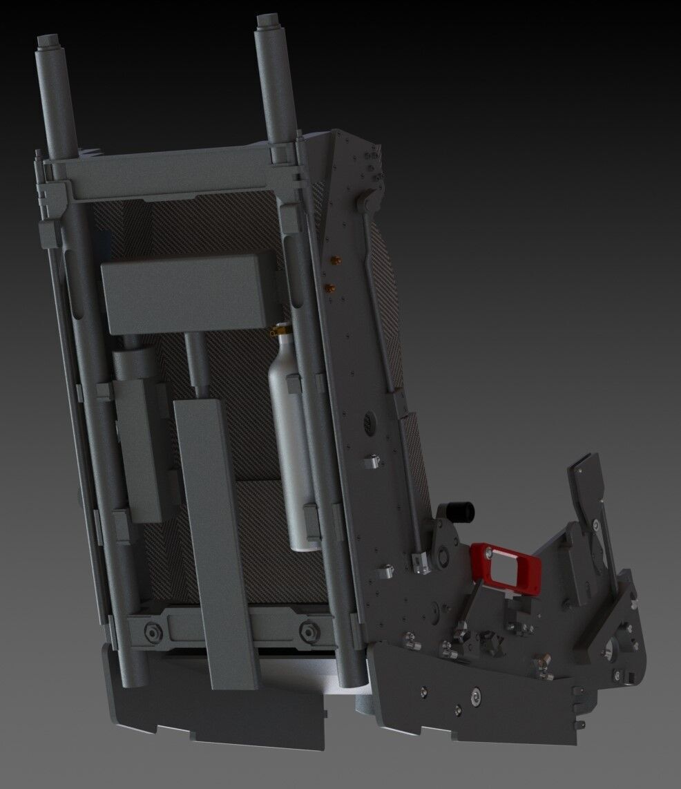 Dassault Rafale complete cockpit Mk16F seat 3D model 3D printable ...