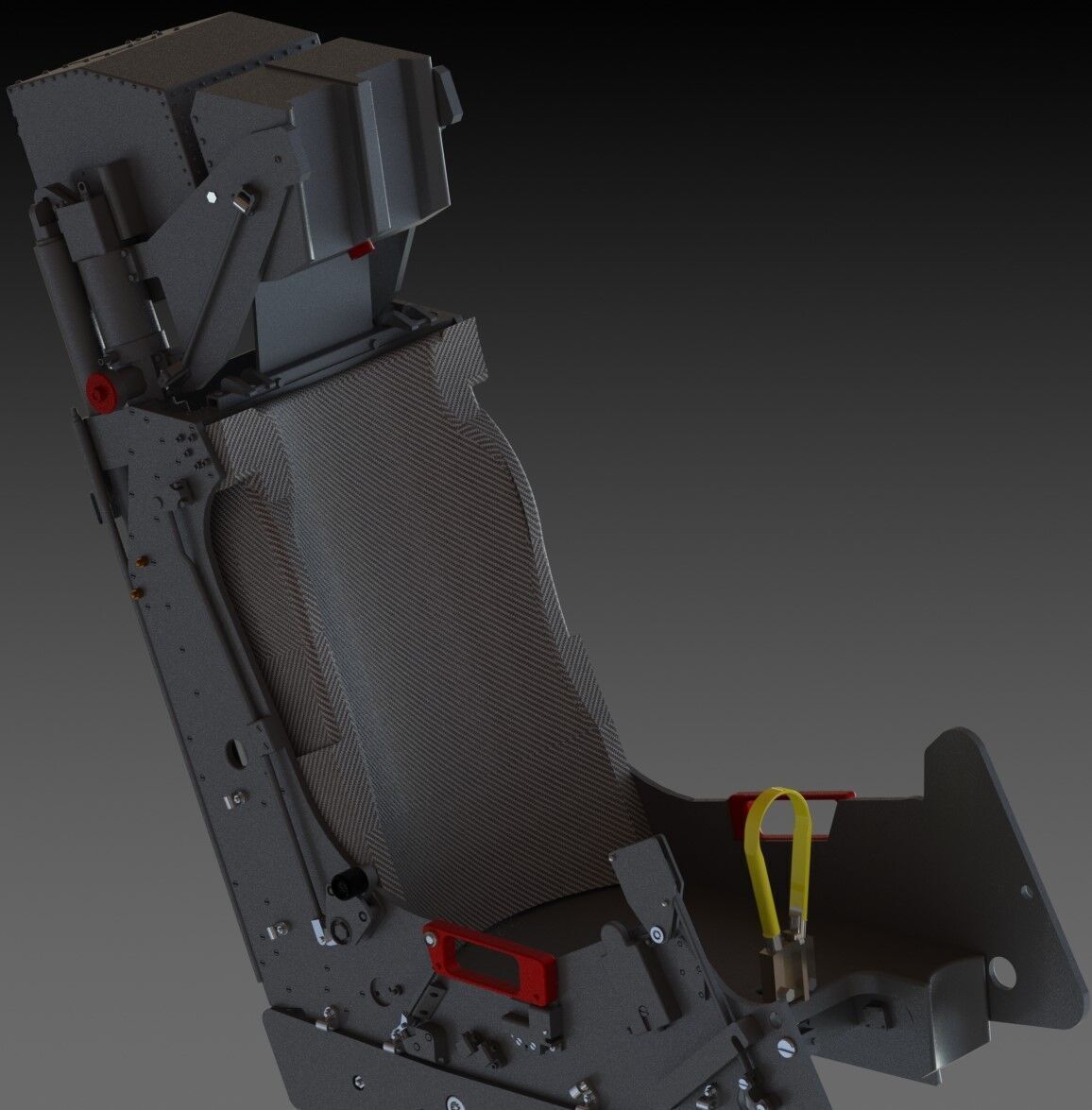 Dassault Rafale complete cockpit Mk16F seat 3D model 3D printable ...