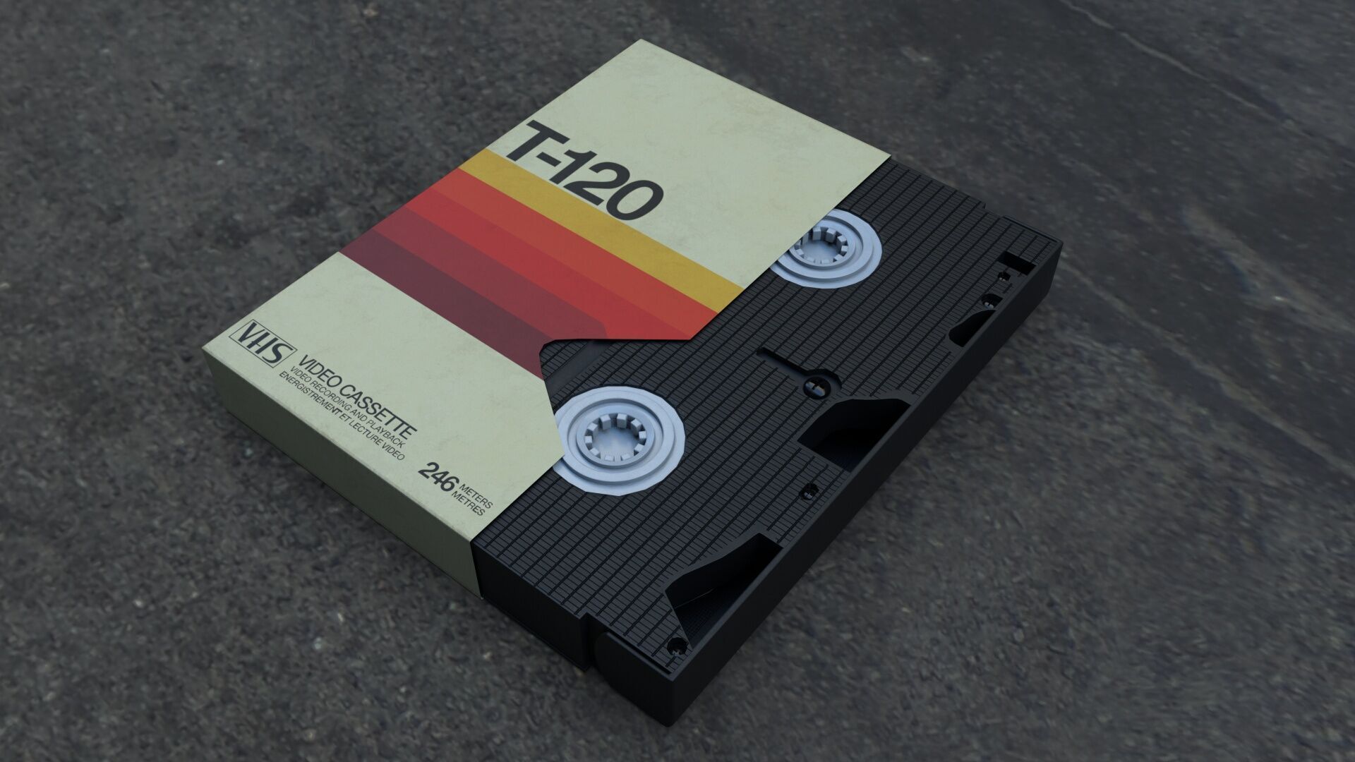 VHS Cassette Tape 3D model | CGTrader
