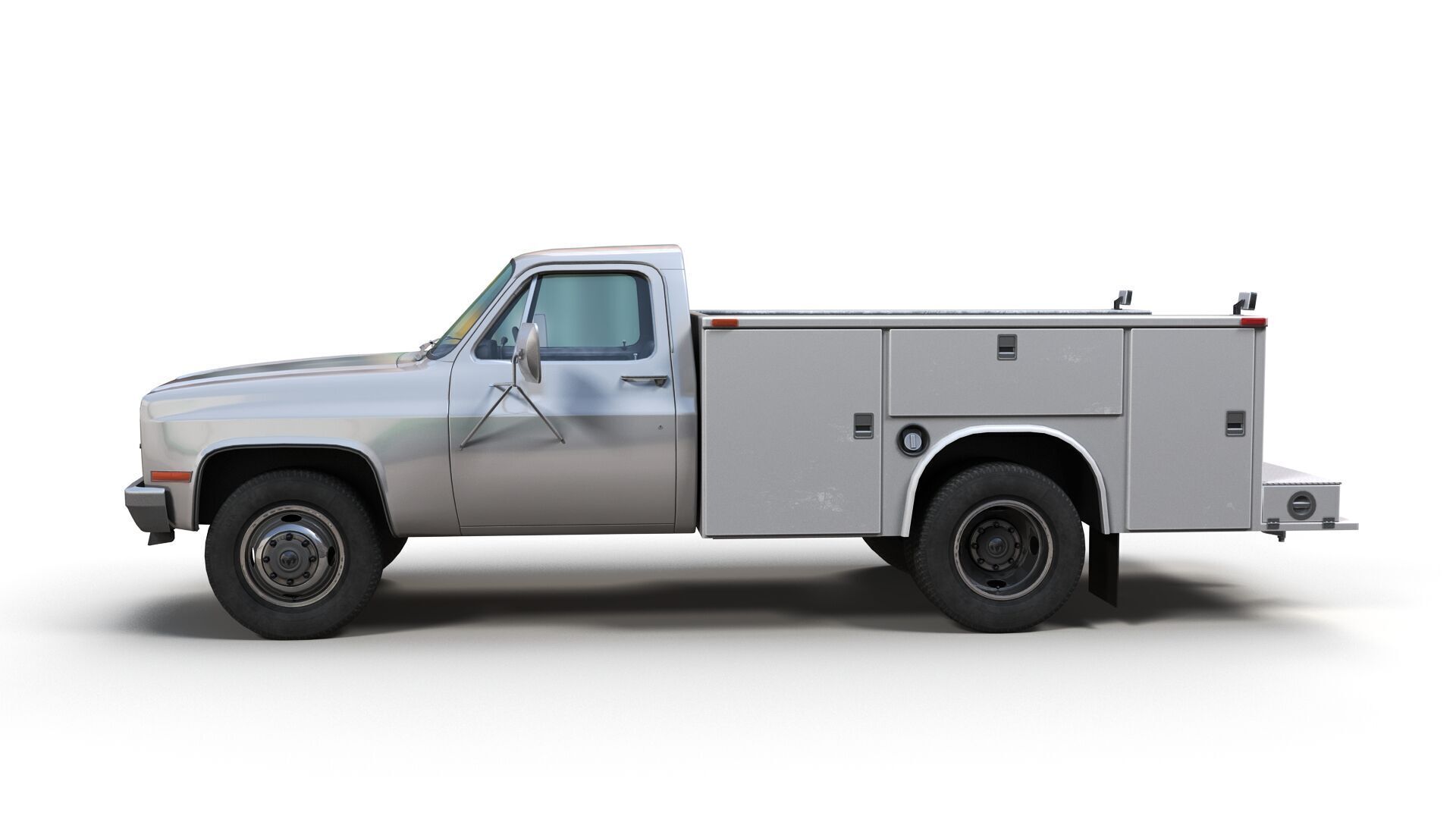 3D model 80s Service Truck VR / AR / low-poly | CGTrader