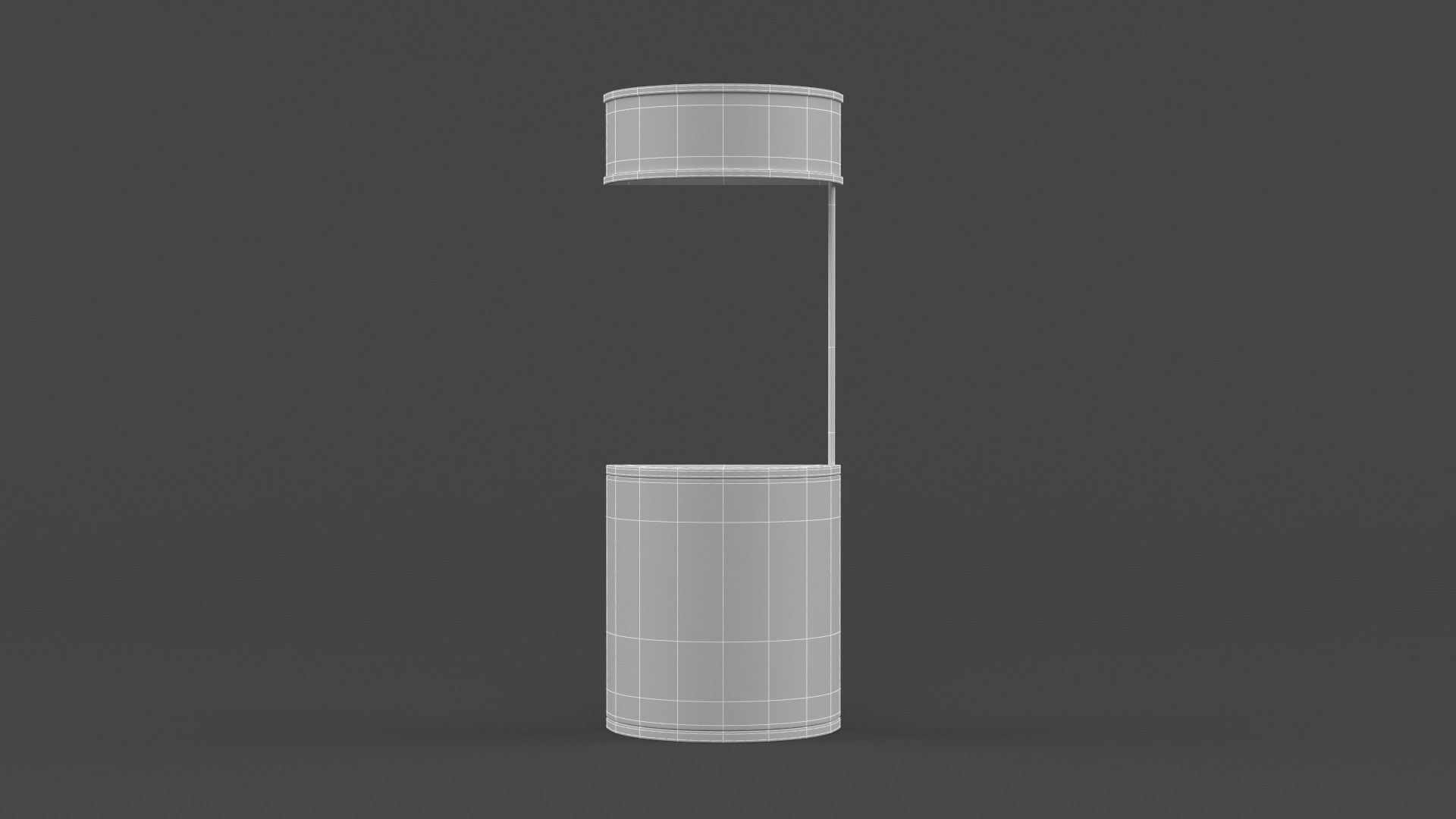 Empty Booth free 3D model | CGTrader