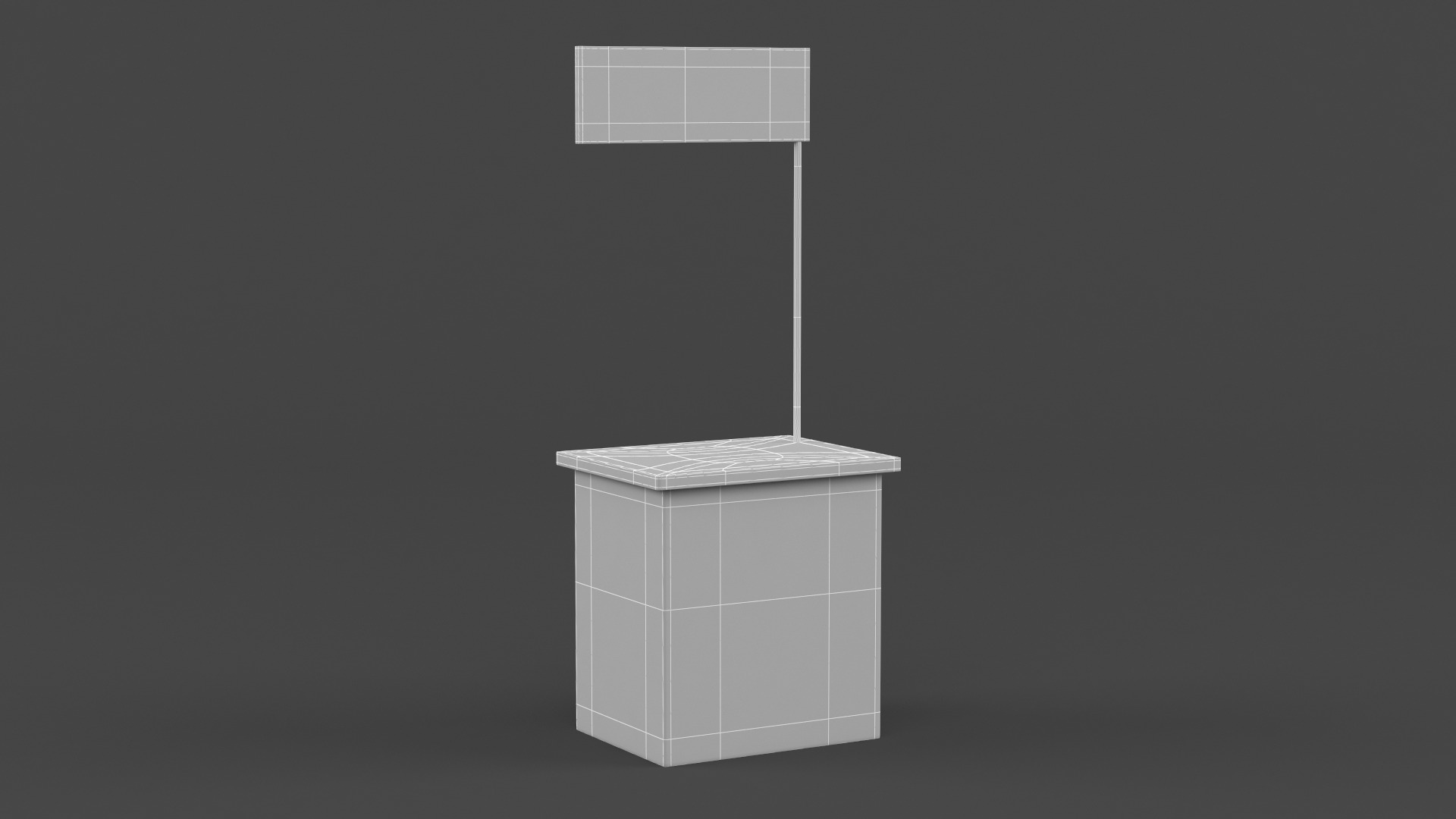 Empty Booth free 3D model | CGTrader