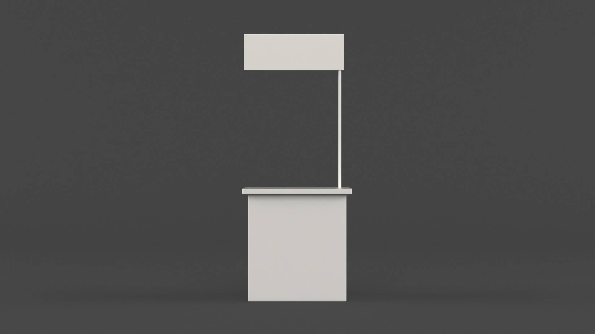 Empty Booth free 3D model | CGTrader