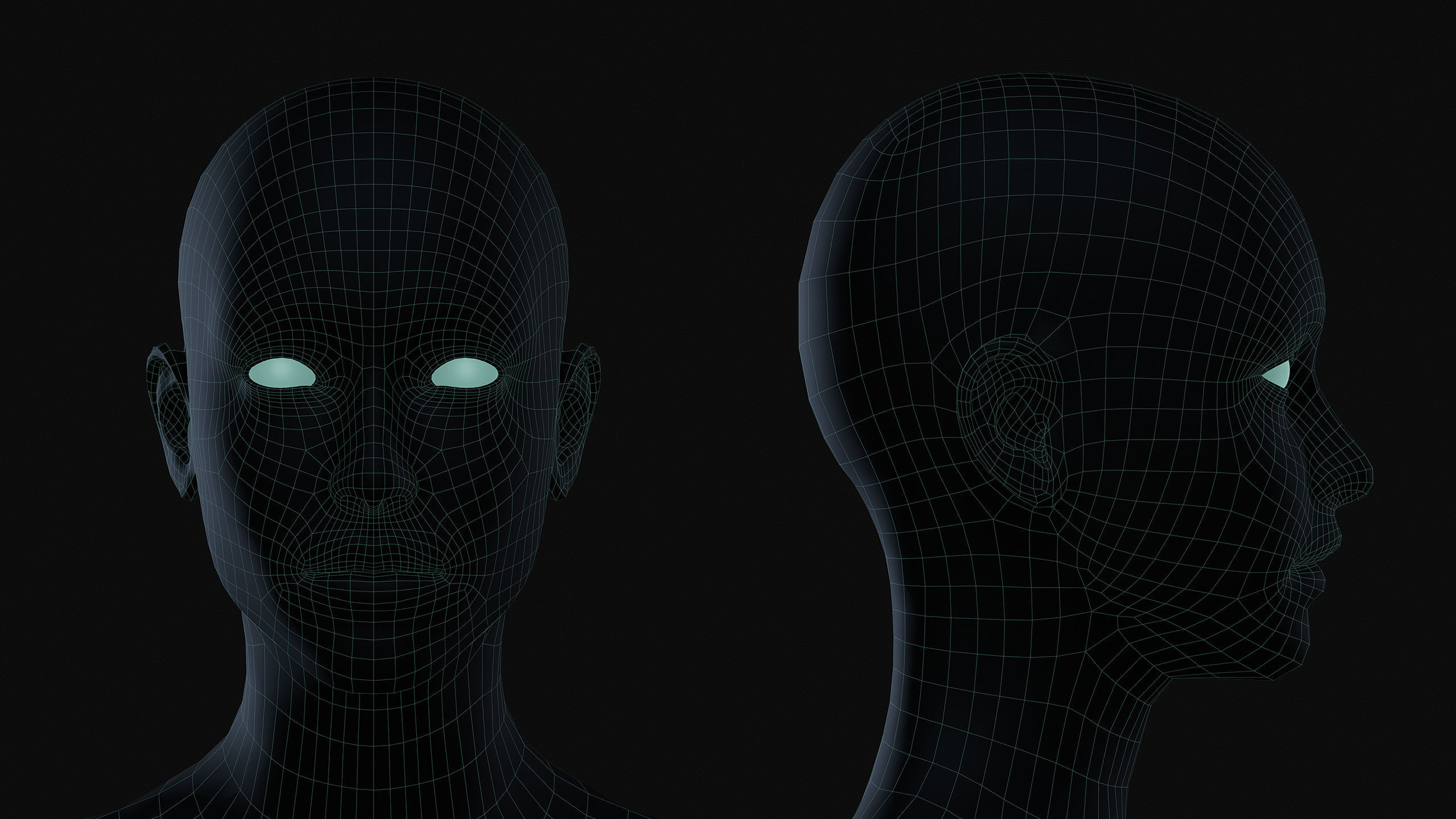 3D Model Collection Realistic Athletic Human Body Base Mesh VR / AR ...