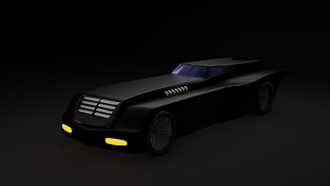 Bat Mobile free 3D model | CGTrader