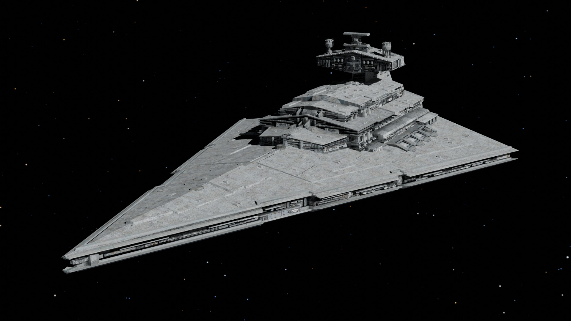 STAR WARS DESTRUCTOR IMPERIAL free 3D model | CGTrader