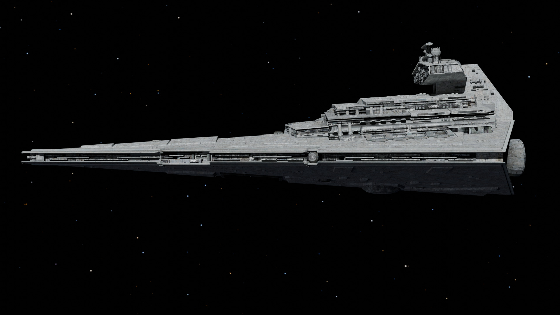 STAR WARS DESTRUCTOR IMPERIAL free 3D model | CGTrader