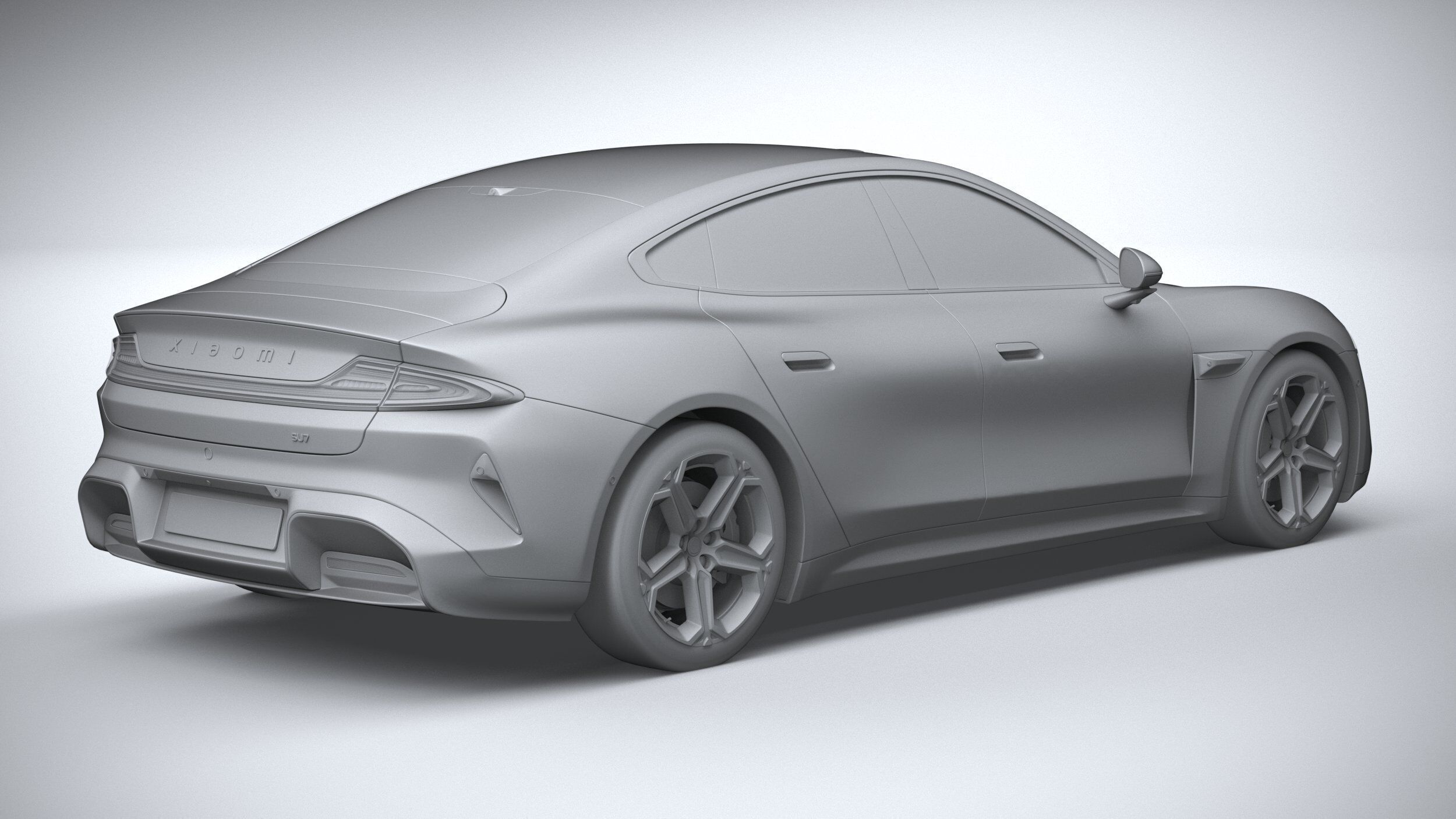 Xiaomi SU7 2025 3D model | CGTrader