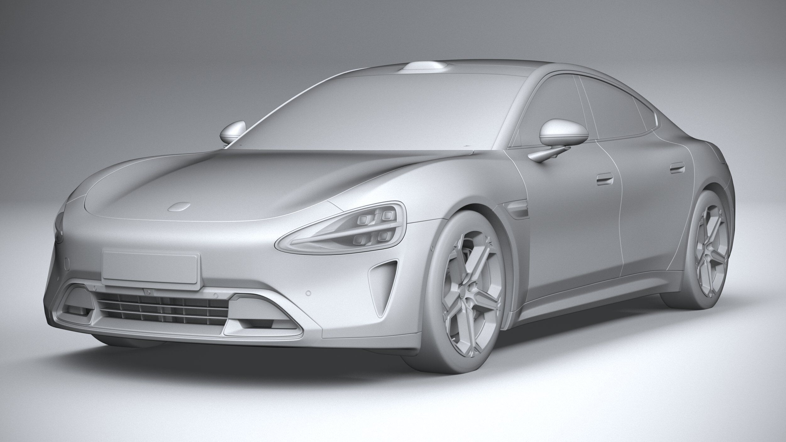 Xiaomi SU7 2025 3D model | CGTrader