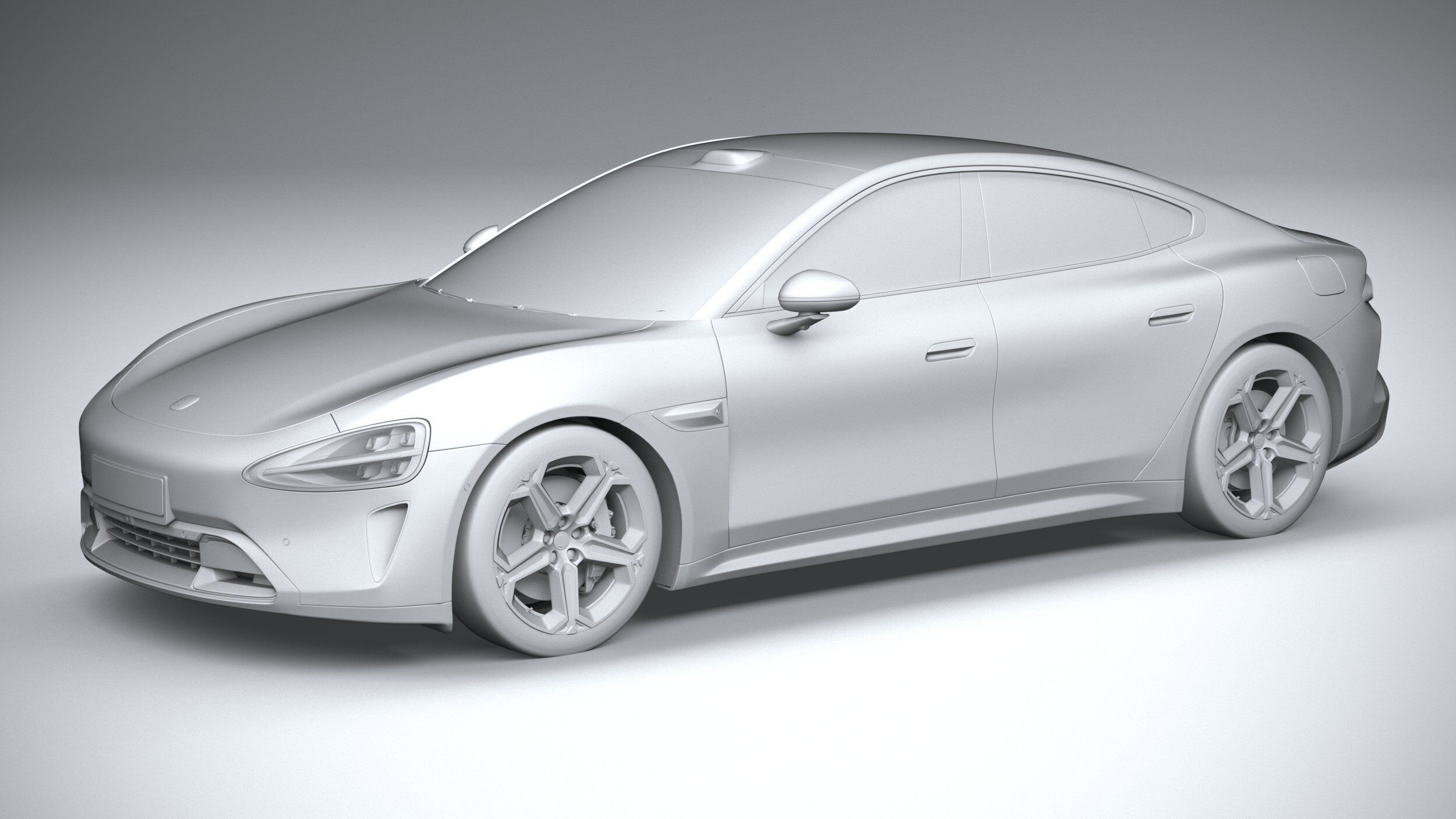 Xiaomi SU7 2025 3D model | CGTrader