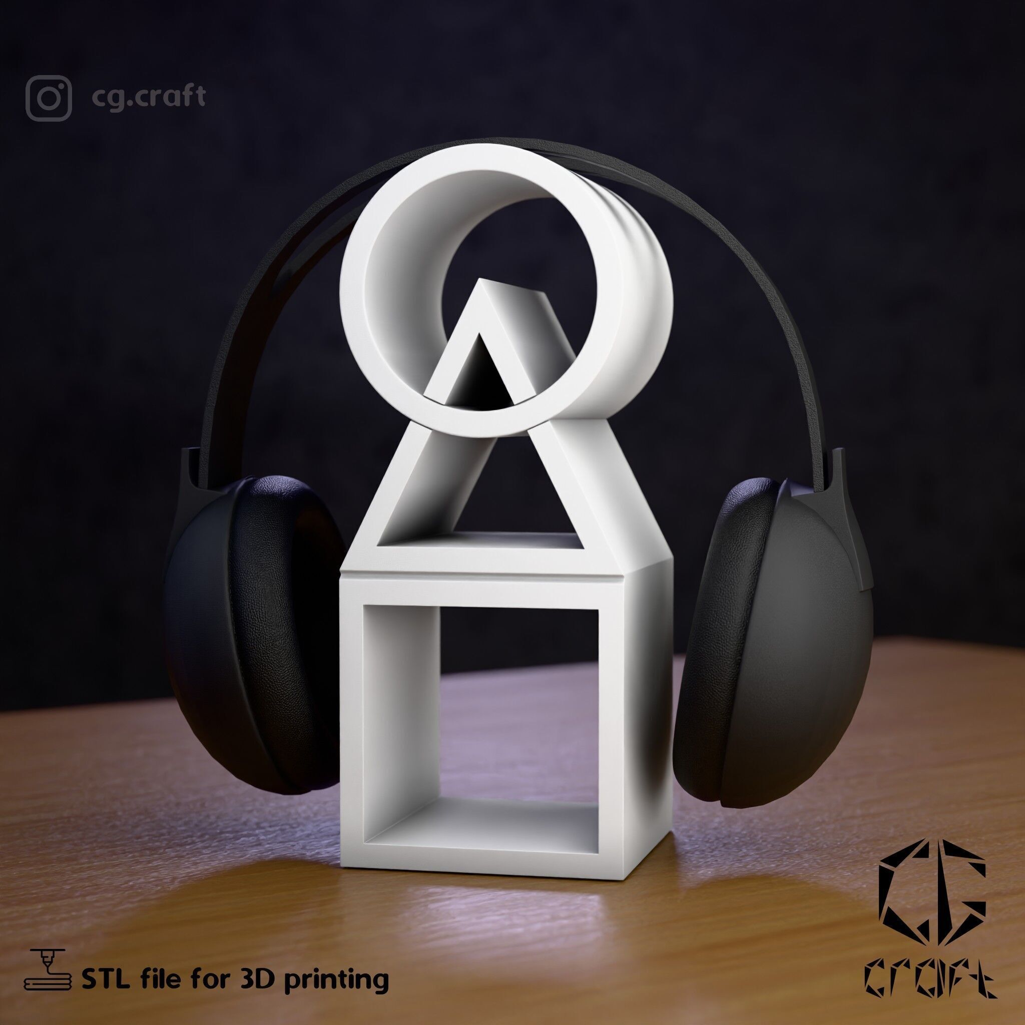 Squid game Headphone Stand 3D model 3D printable | CGTrader