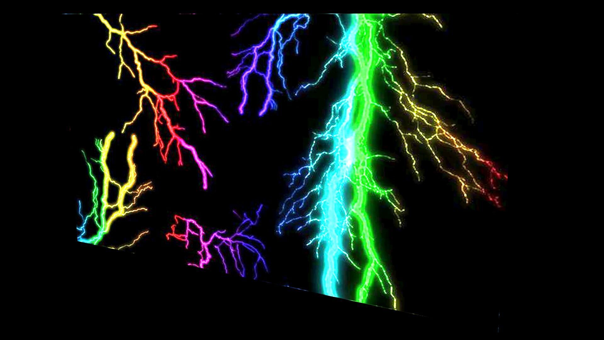 Rainbow Lightning Bolts 3D model | CGTrader