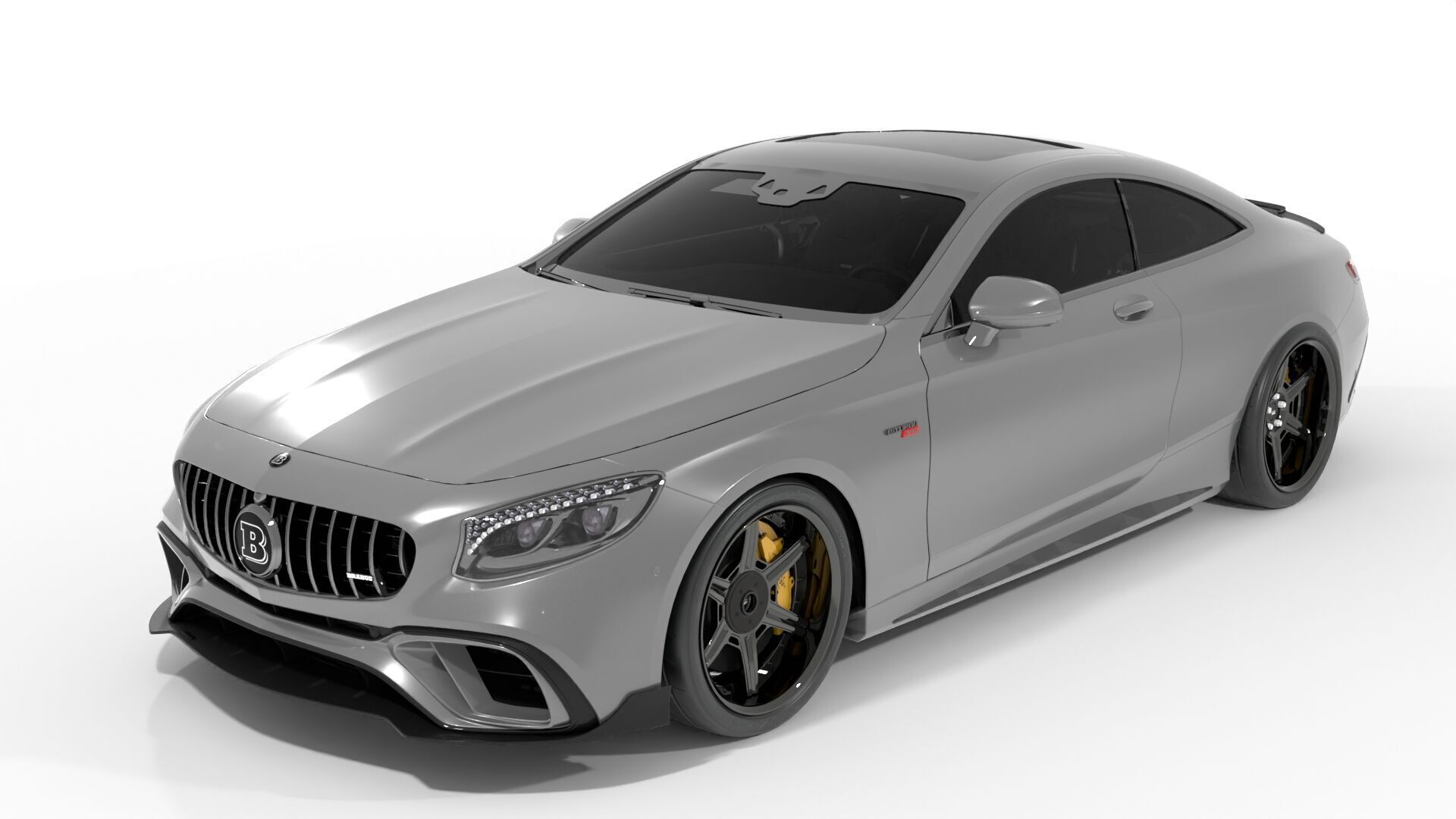 Mercedes Benz S63 Brabus free 3D model | CGTrader