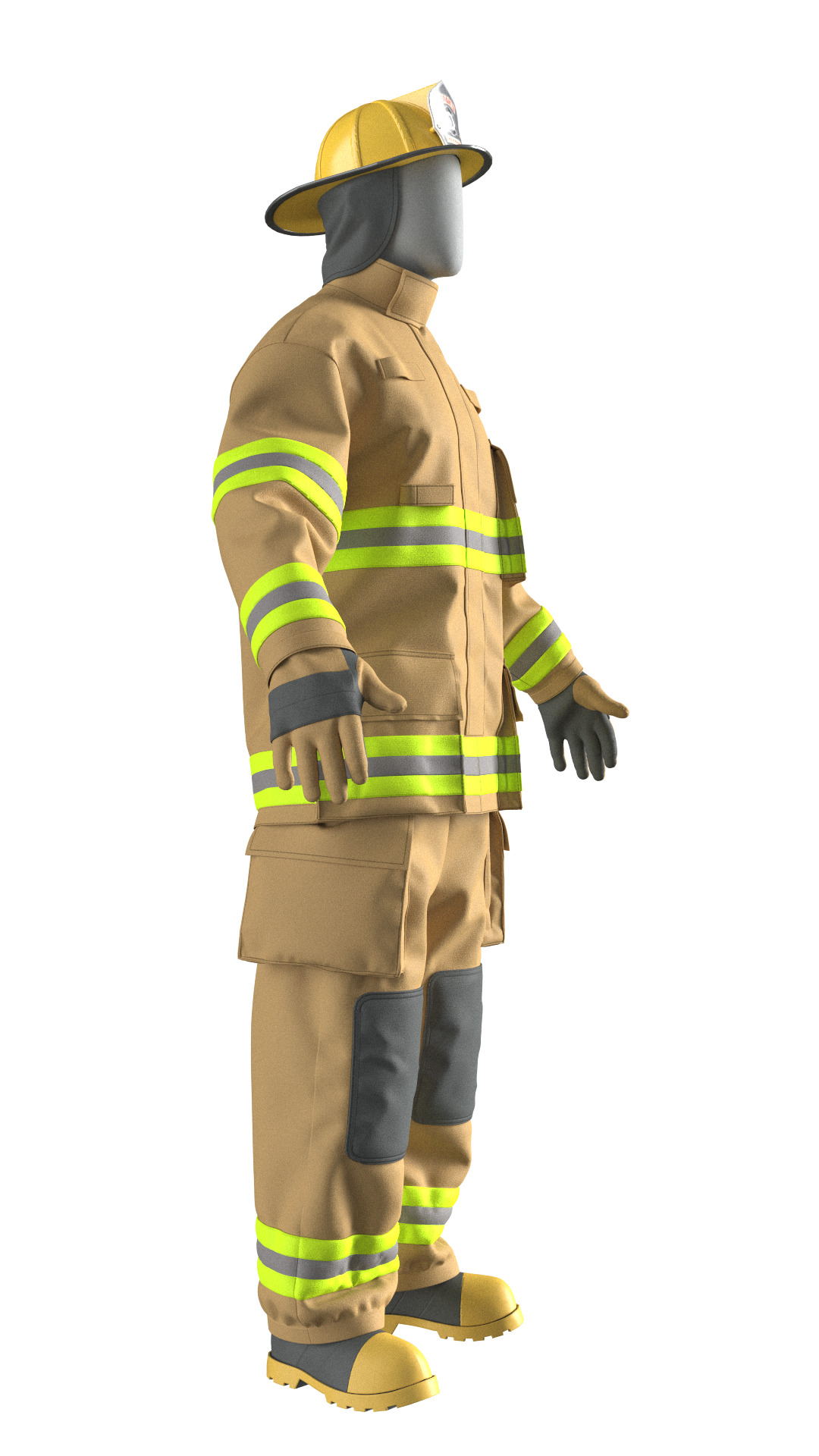 Firefighter Uniform - Marvelous Designer 3D model | CGTrader